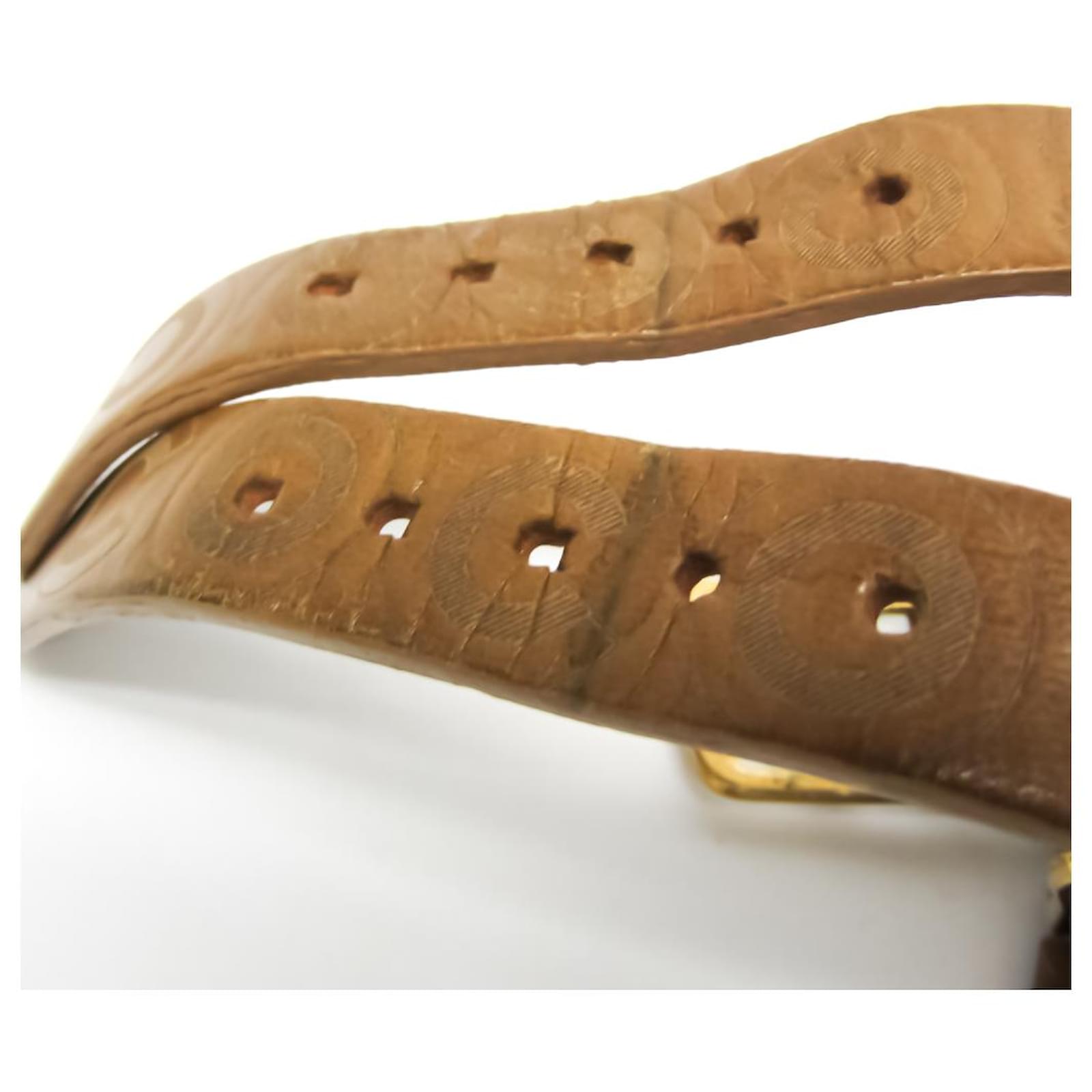 Chanel Brown Leather ref.590922 - Joli Closet