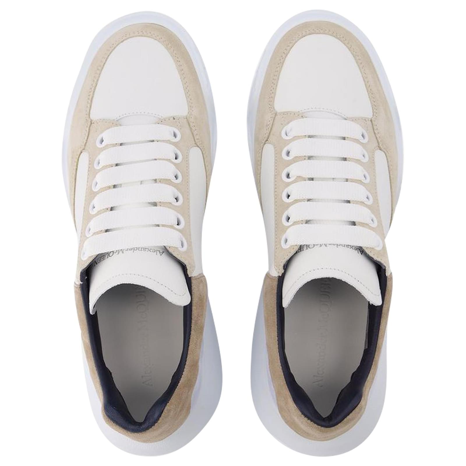 Alexander Mcqueen Sneaker in Beige Leather ref.591011 - Joli Closet