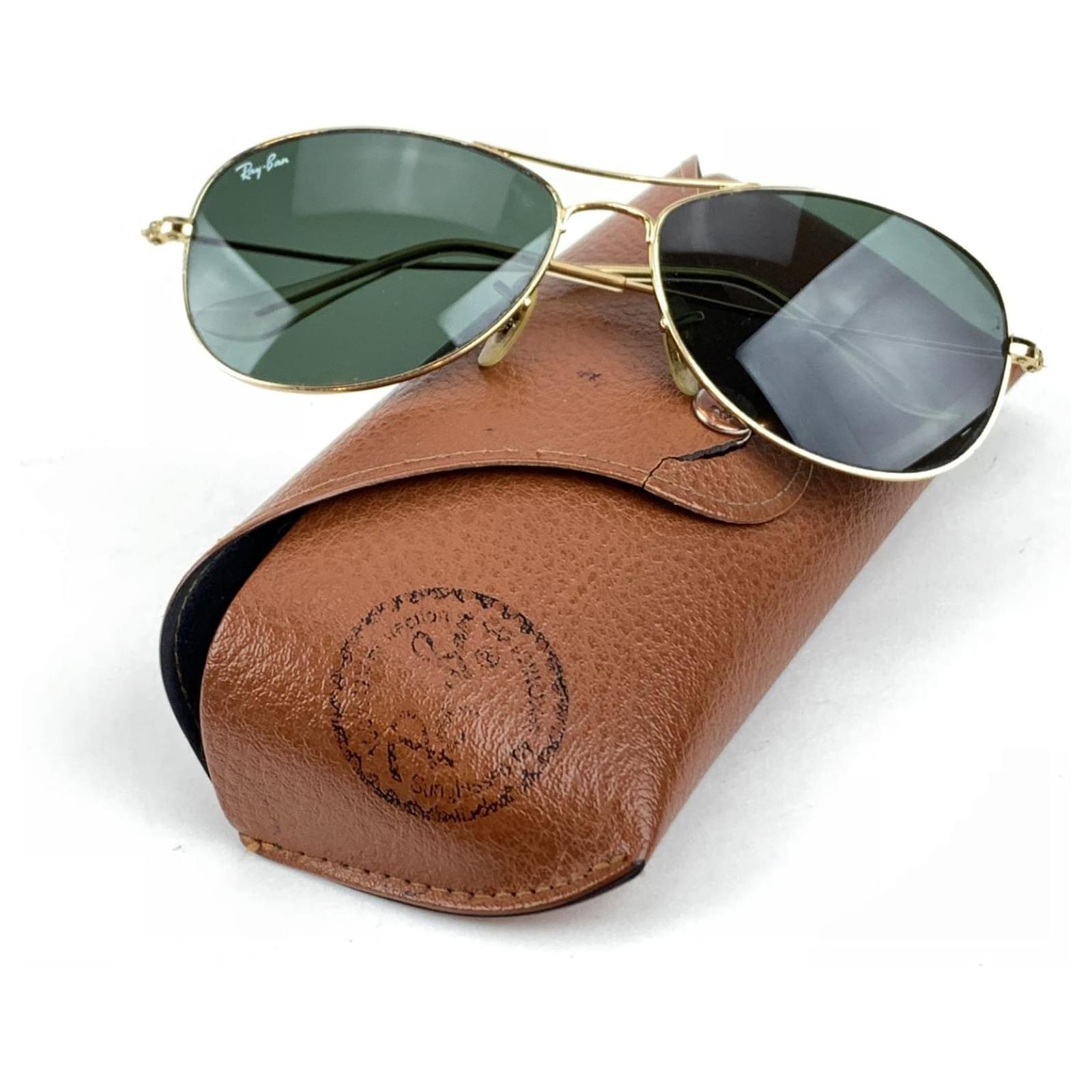 Ray-Ban Vintage Unisex RB 3362 Cockpit Sunglasses 56/18 130 MM Golden ...