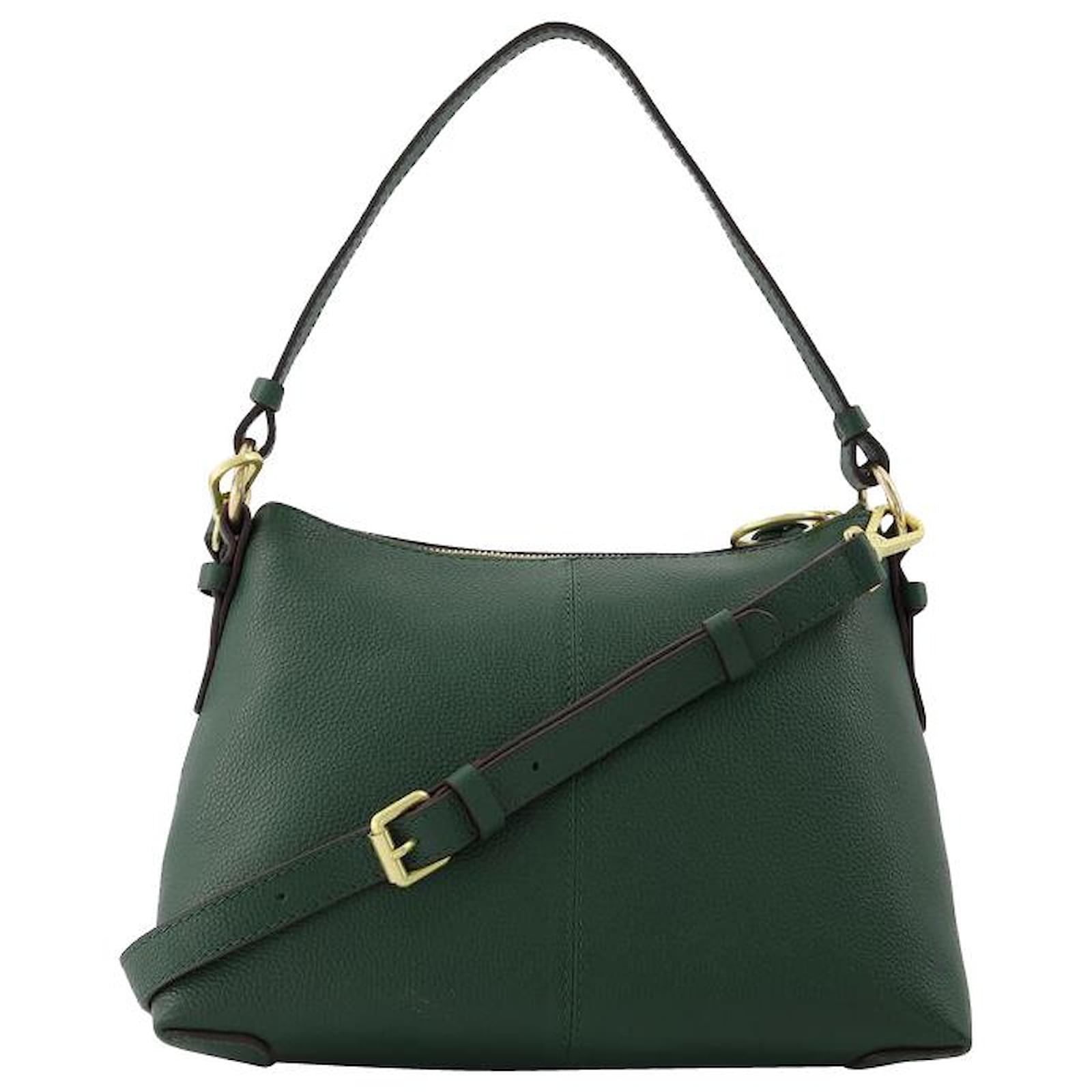 See by Chloé Joan Hobo Bag in Deep Green Marble Leather Grey ref.594216 ...
