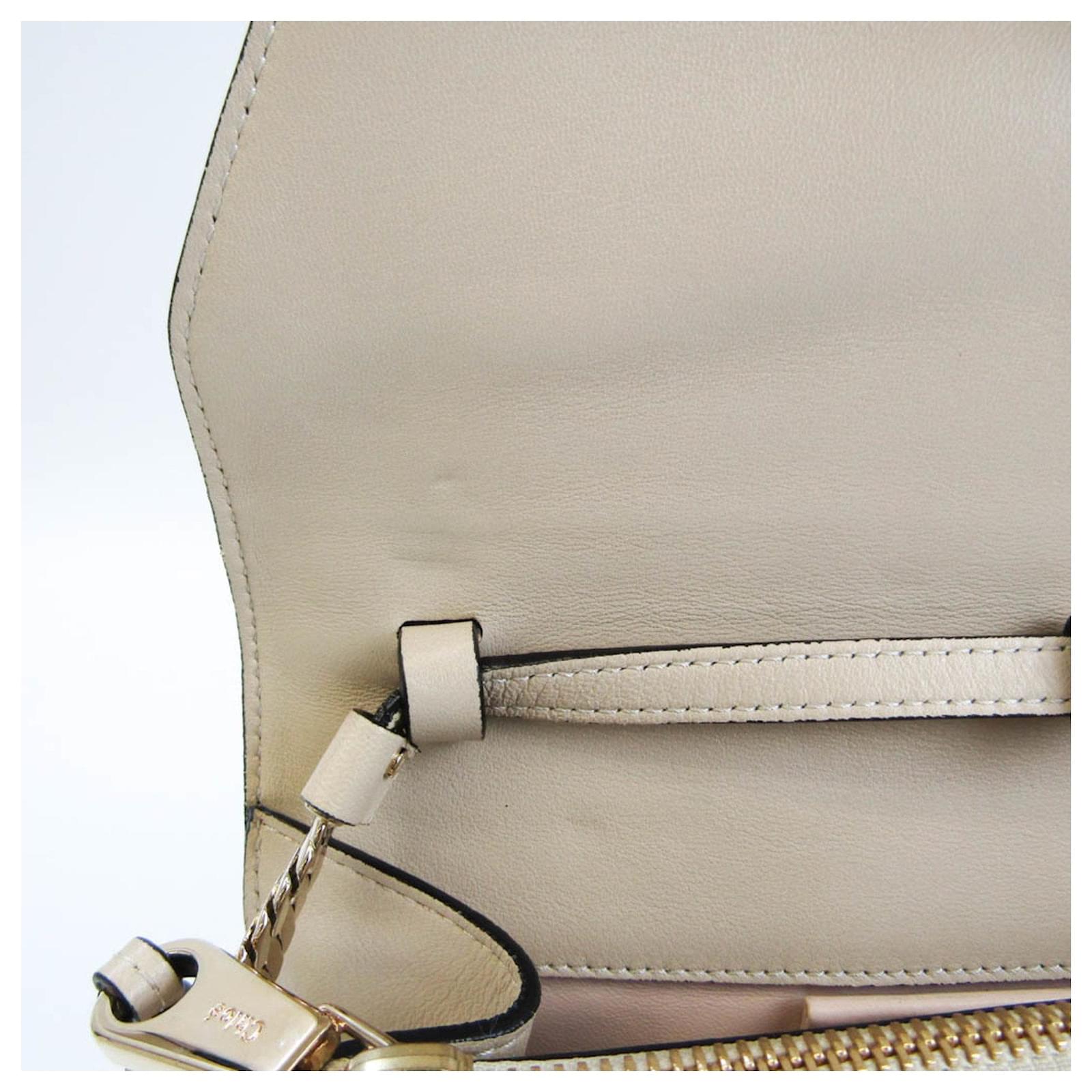 Chloé Rachel ribbon Beige Leather ref.594343 - Joli Closet