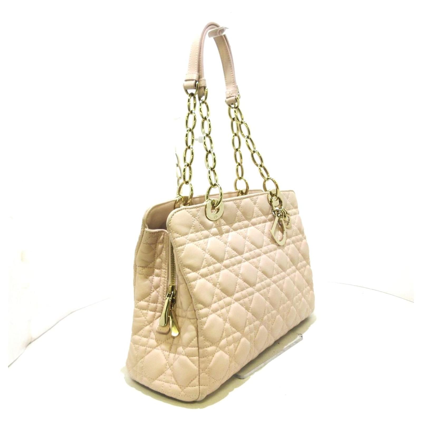 Dior Cannage stitch Pink Leather ref.595116 - Joli Closet