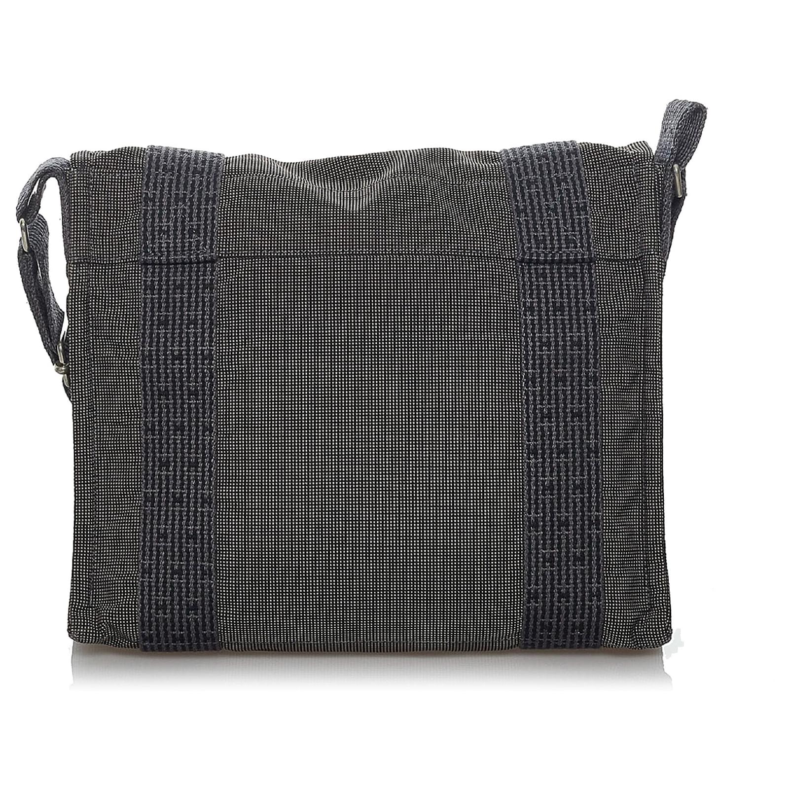 Hermès Hermes Gray Fourre Tout Besace Messenger PM Grey Cloth Cloth ref ...