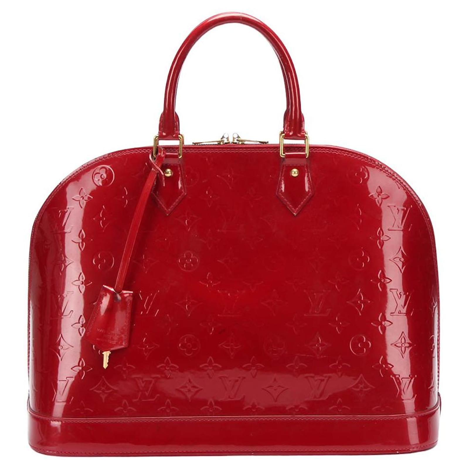 Louis Vuitton Alma Red Leather ref.596570 - Joli Closet