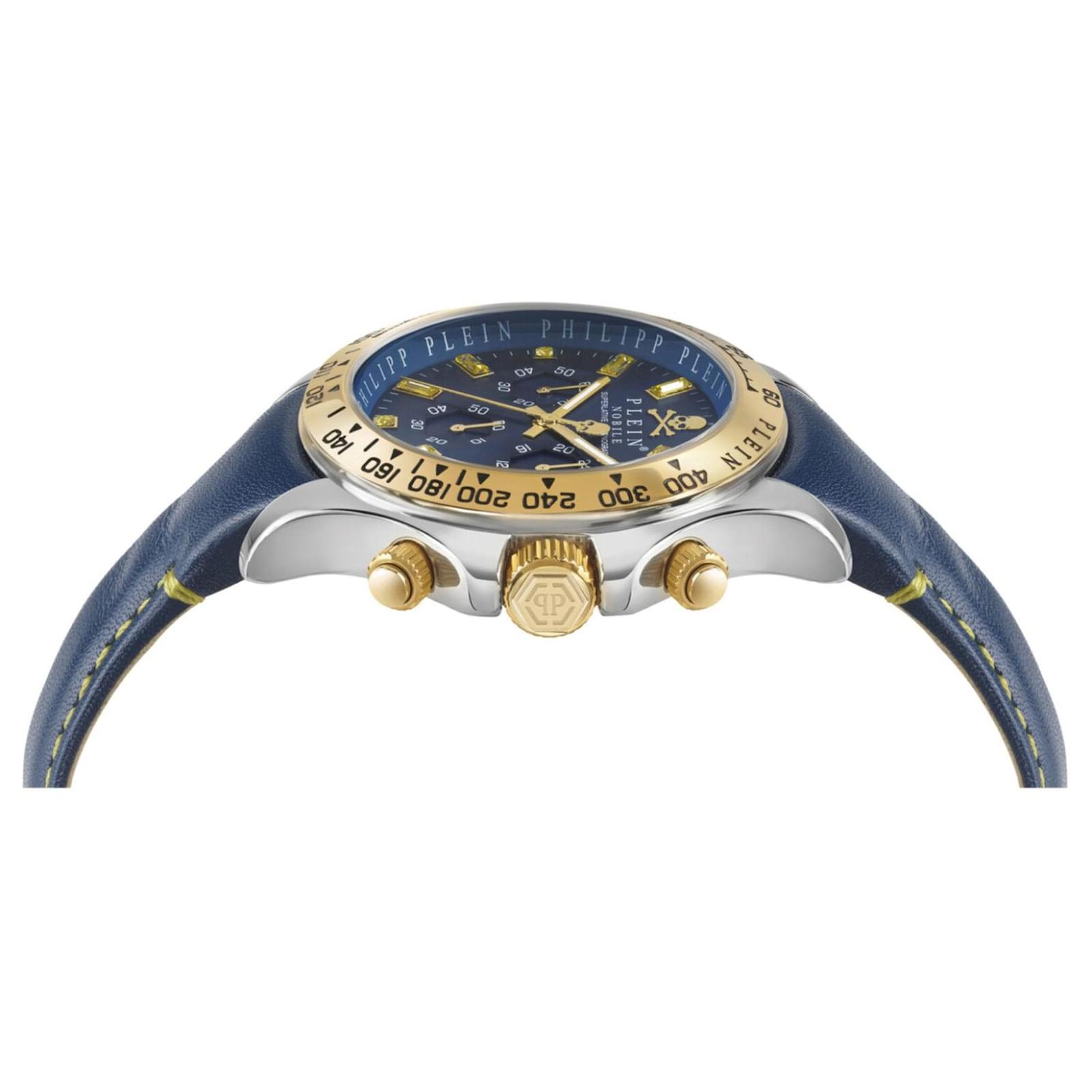 Philipp Plein Nobile Chronograph Watch Silvery Metallic ref.597051 ...