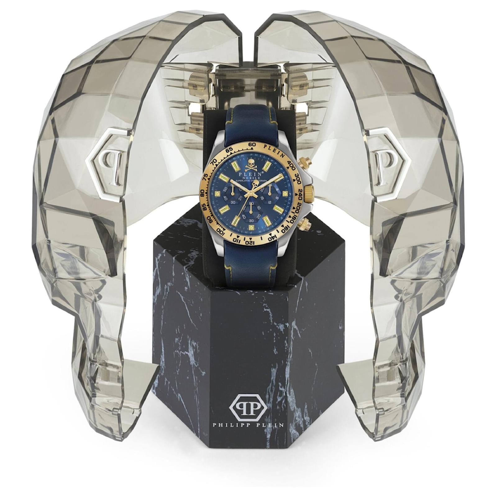 Philipp Plein Nobile Chronograph Watch Silvery Metallic ref.597051 ...