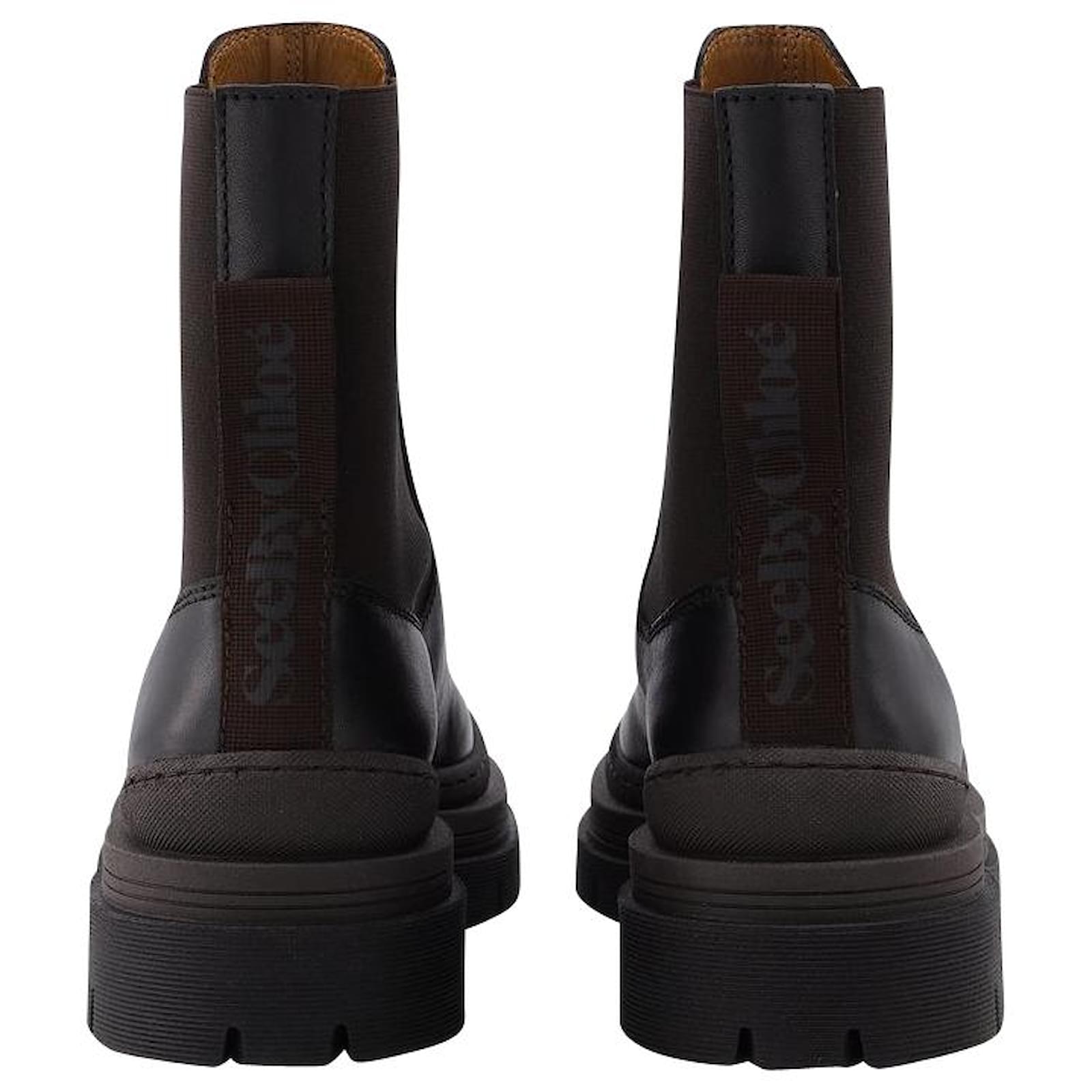 See by Chloé Alli Boots in Black Leather ref.600179 - Joli Closet
