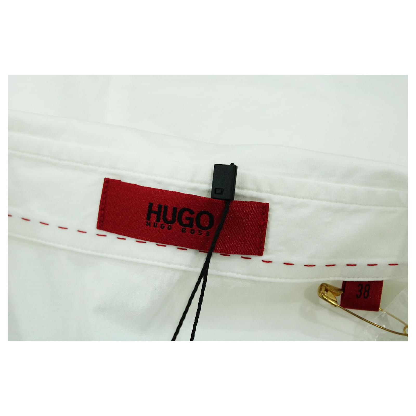 Hugo Boss White shirt Cotton ref.602368 - Joli Closet