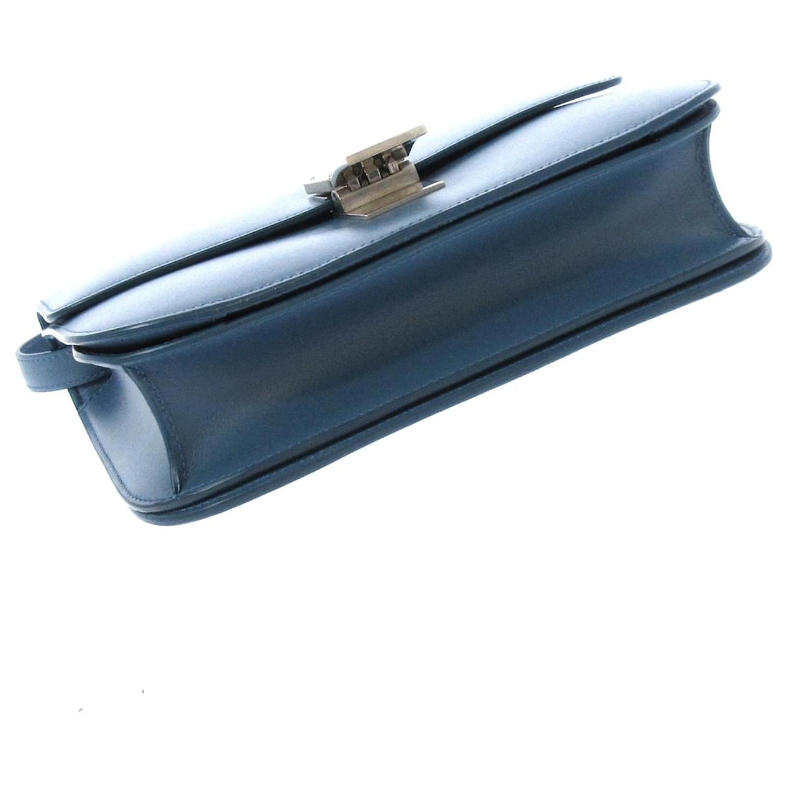 Céline Celine Classic Blue Leather ref.603417 - Joli Closet