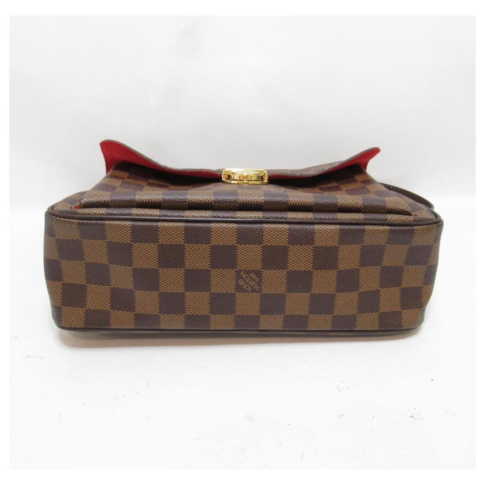 Louis Vuitton Damier Ebene Ravello GM Brown Cloth ref.603662 - Joli Closet