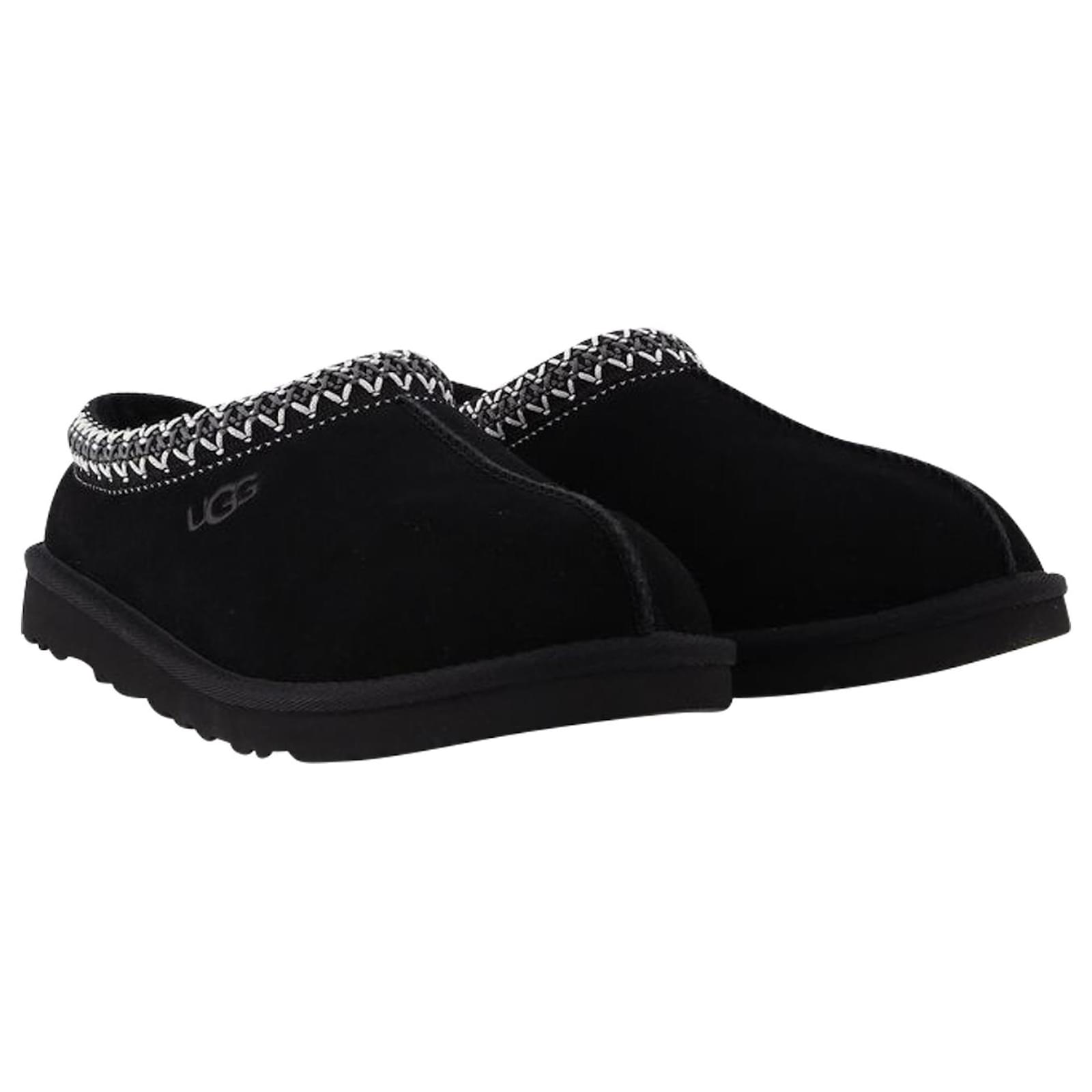 Ugg Tasman Men en peau de mouton noire Fourrure ref.604081 - Joli Closet