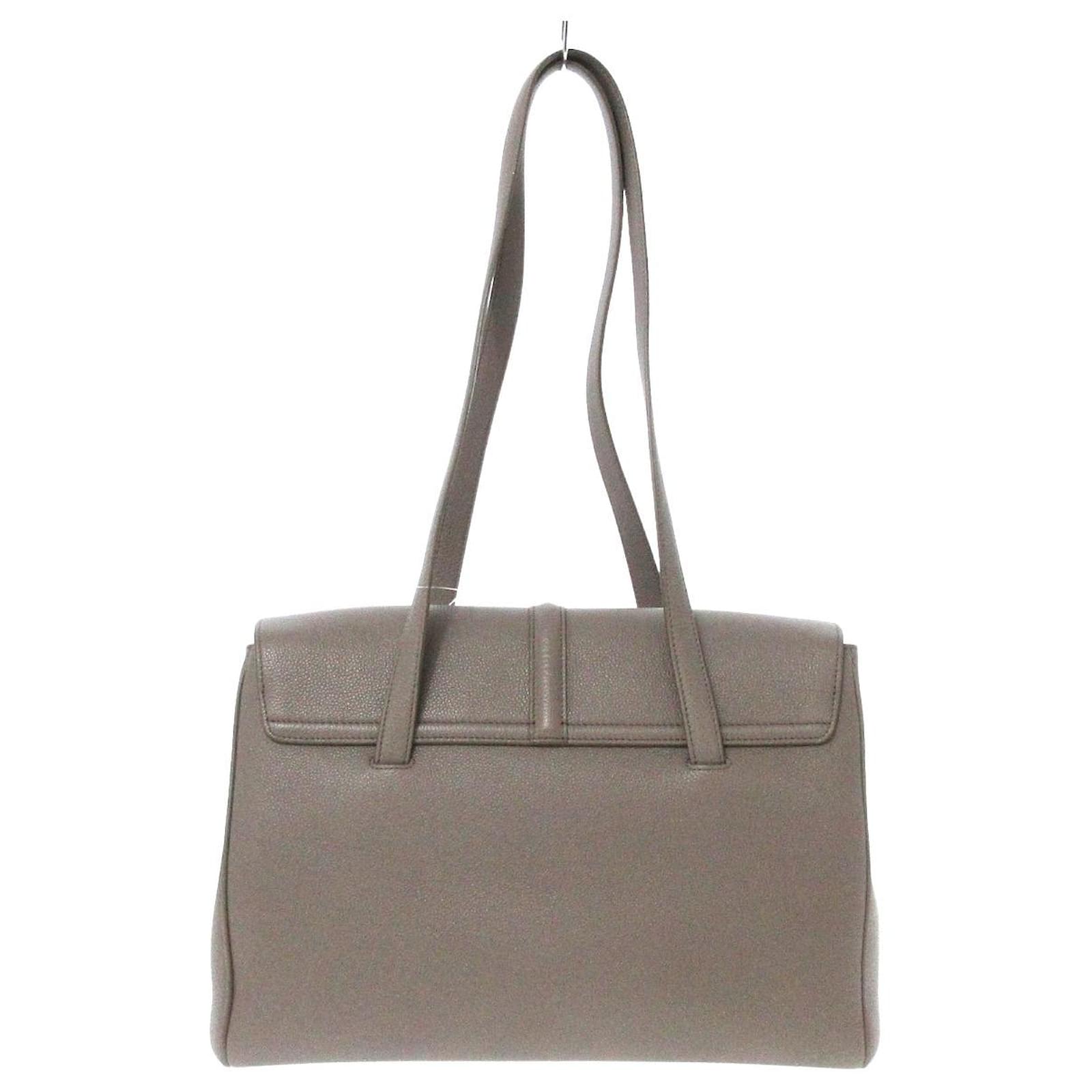 Céline SOFT 16 Grey Leather ref.604445 - Joli Closet
