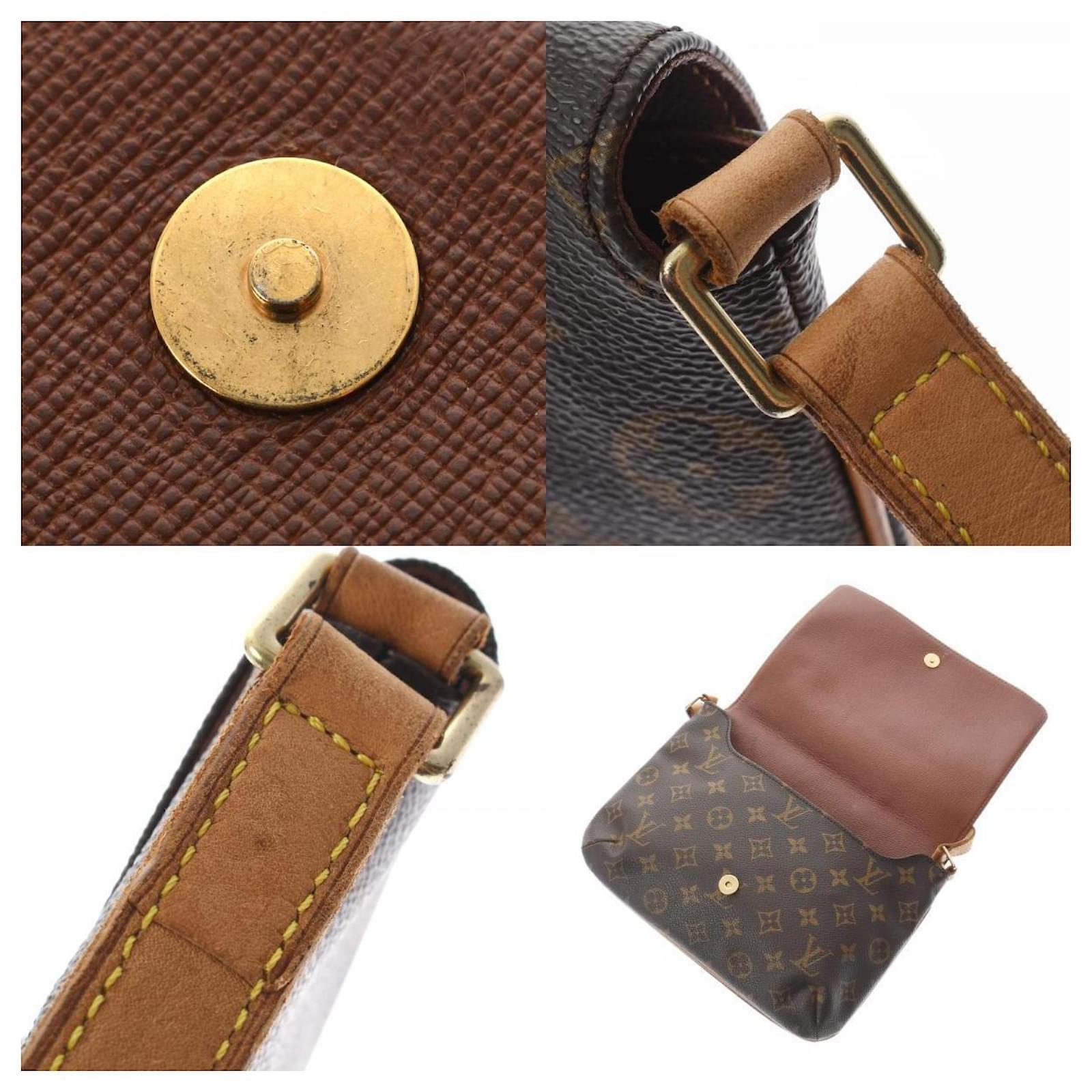 Louis Vuitton Musette Tango Brown Cloth ref.604933 - Joli Closet