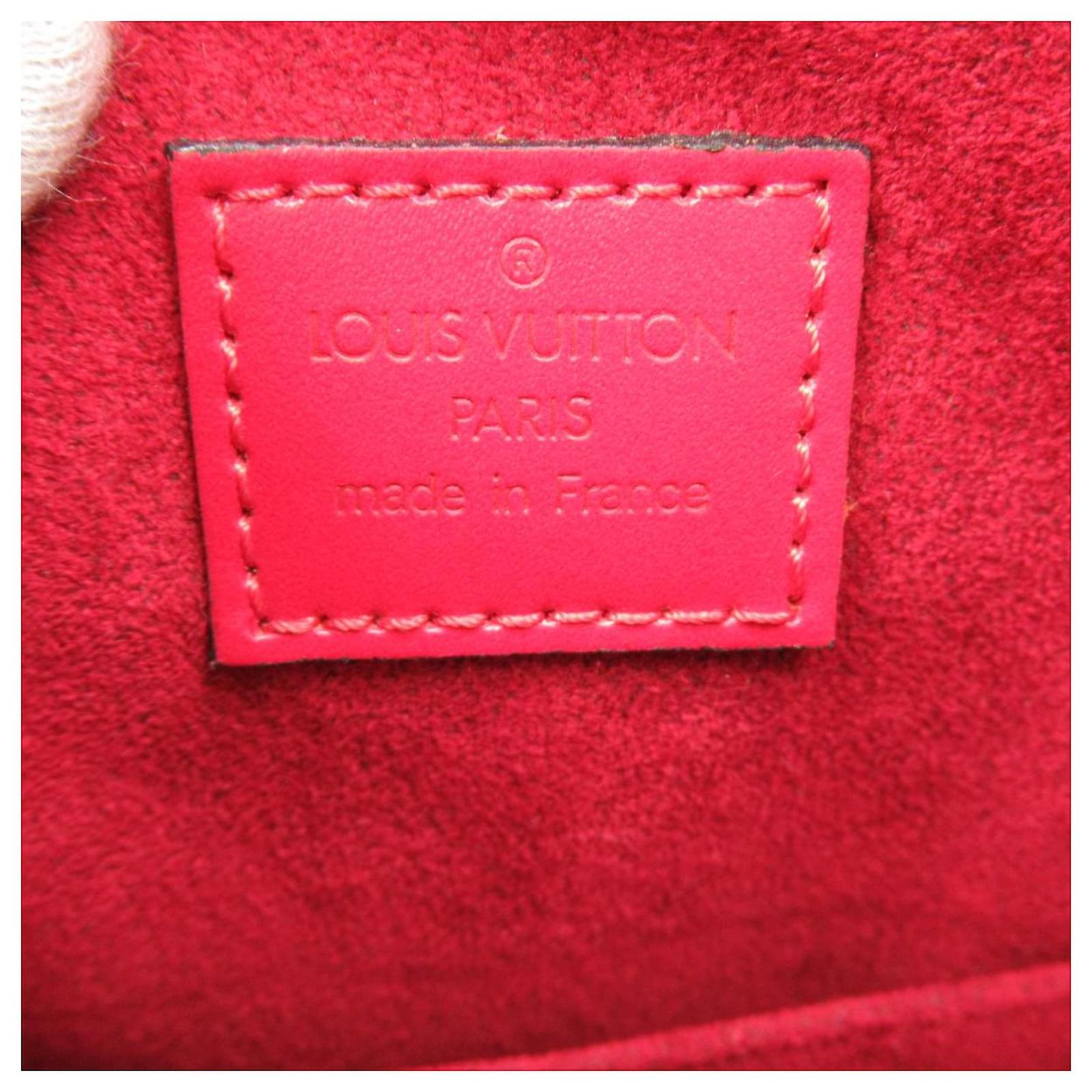 Louis Vuitton Sablon Veau façon poulain Rouge ref.605742 - Joli Closet