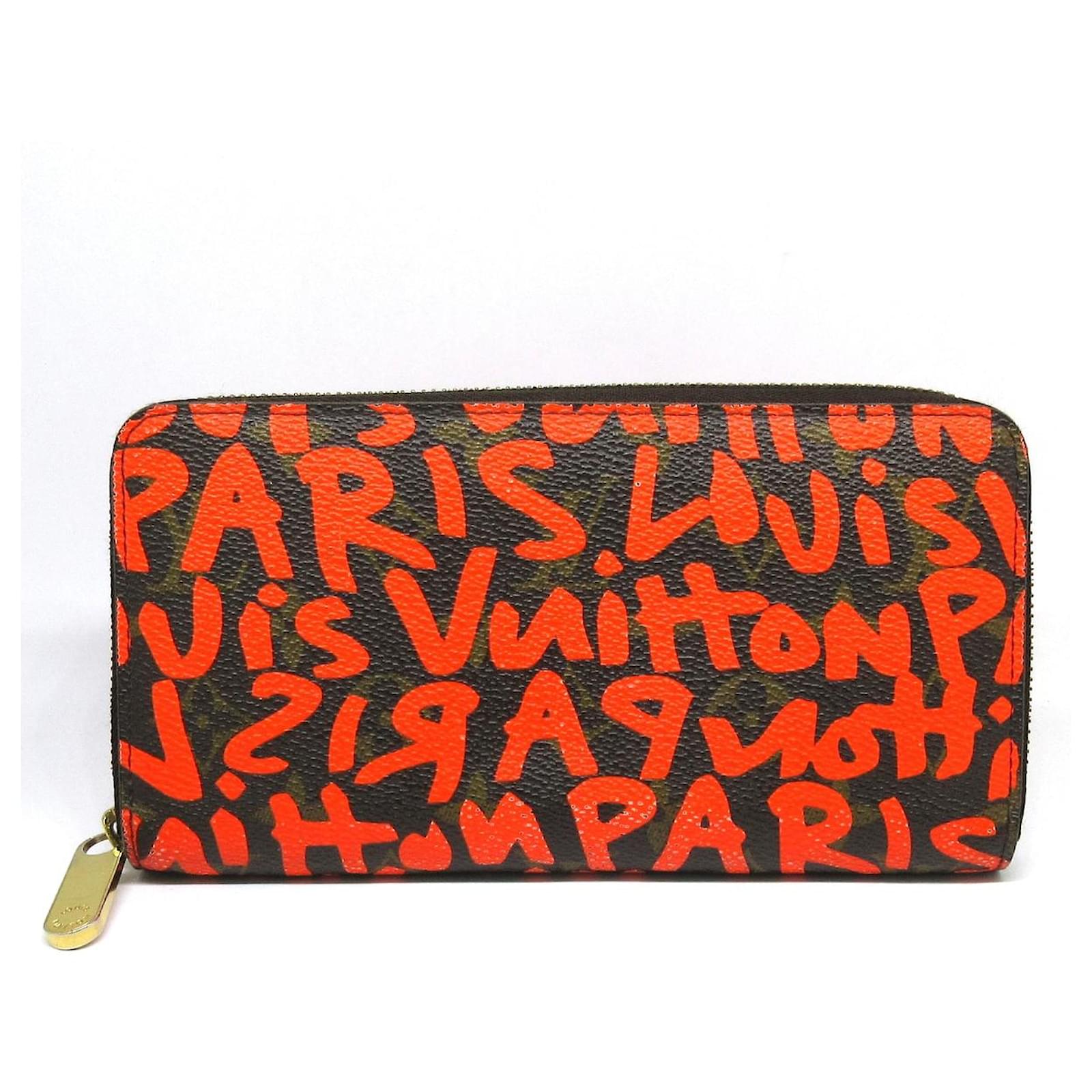 Louis Vuitton Zippy Geldbörse Orange Leder ref.605967 - Joli Closet