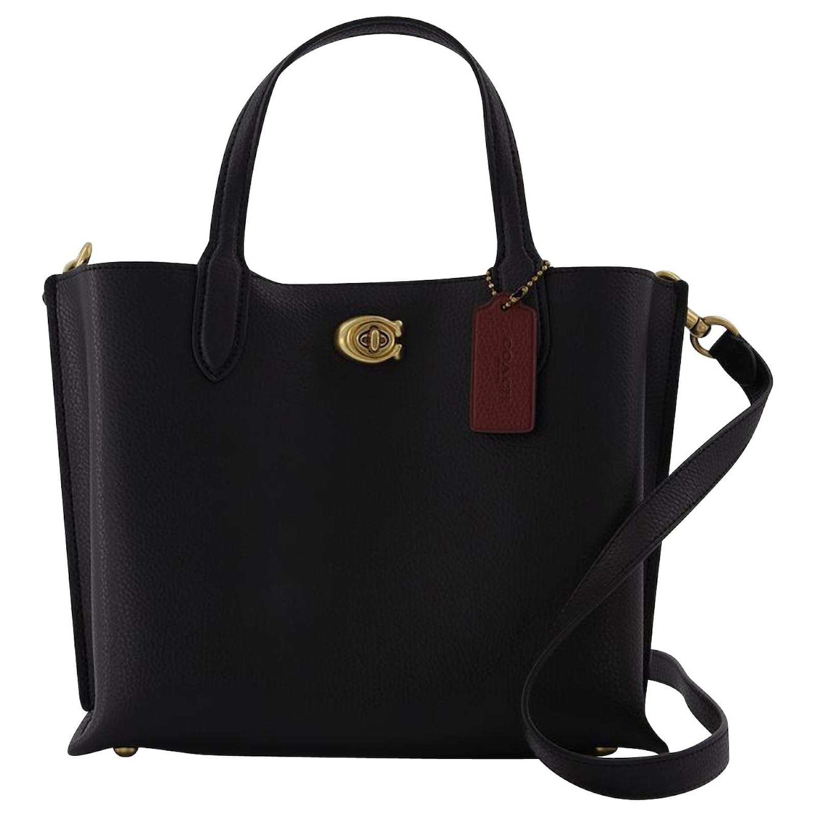 Willow 24 Sac Cabas - Coach - Noir - Cuir Veau façon poulain ref.606837 ...