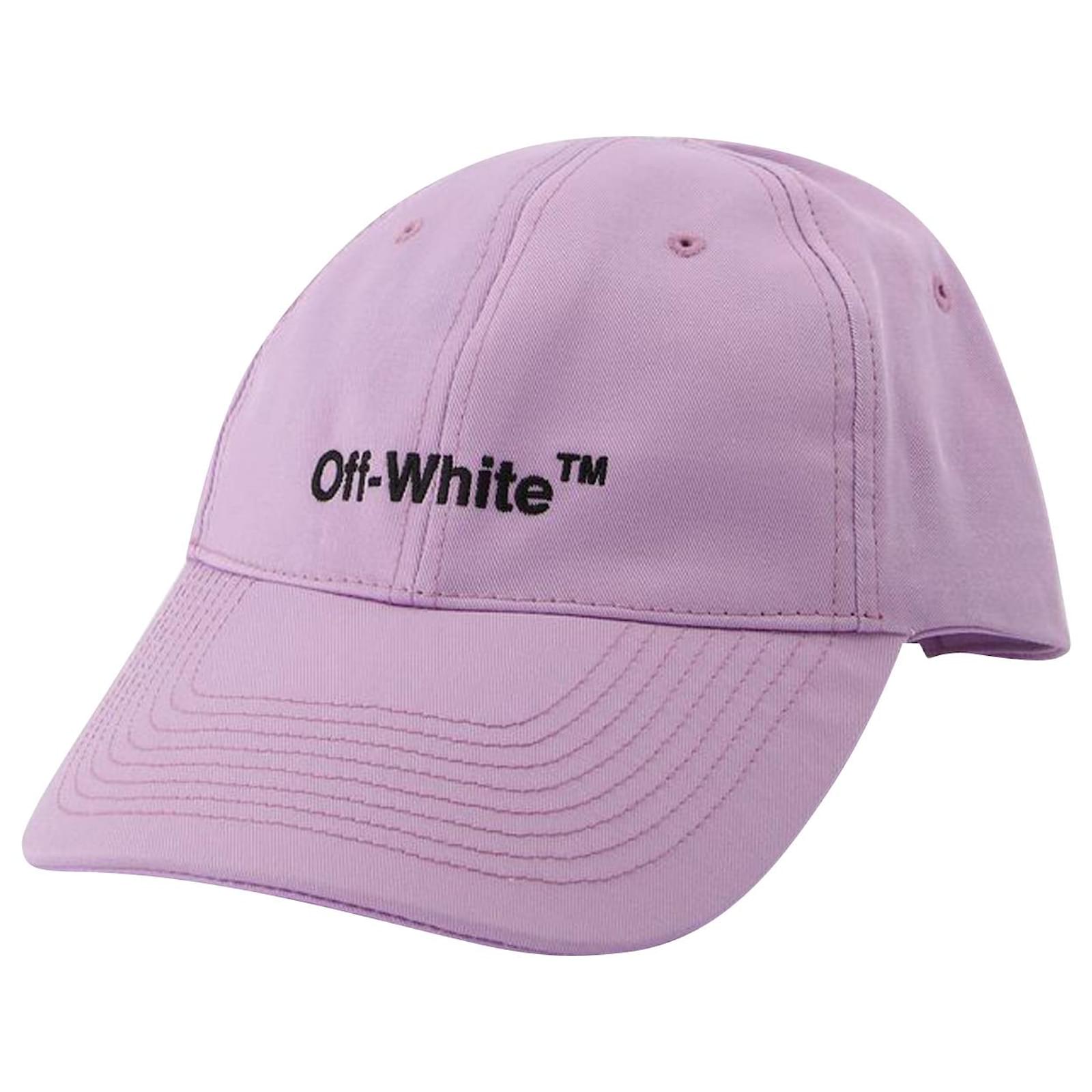 Off White Logo Baseball Cap in Lilac / White Purple ref.608418 - Joli ...
