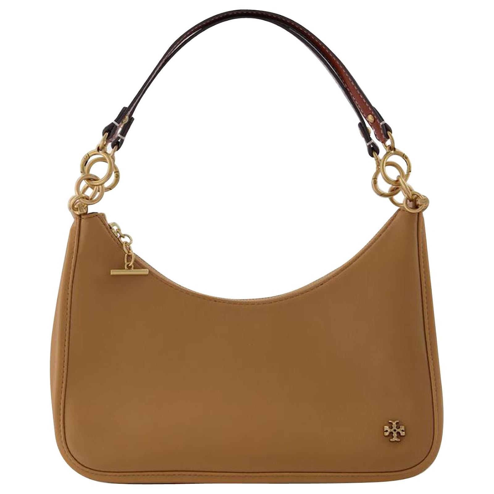 Tory Burch 151 Sac Mercer Crescent Cuir Marron ref.608599 - Joli Closet