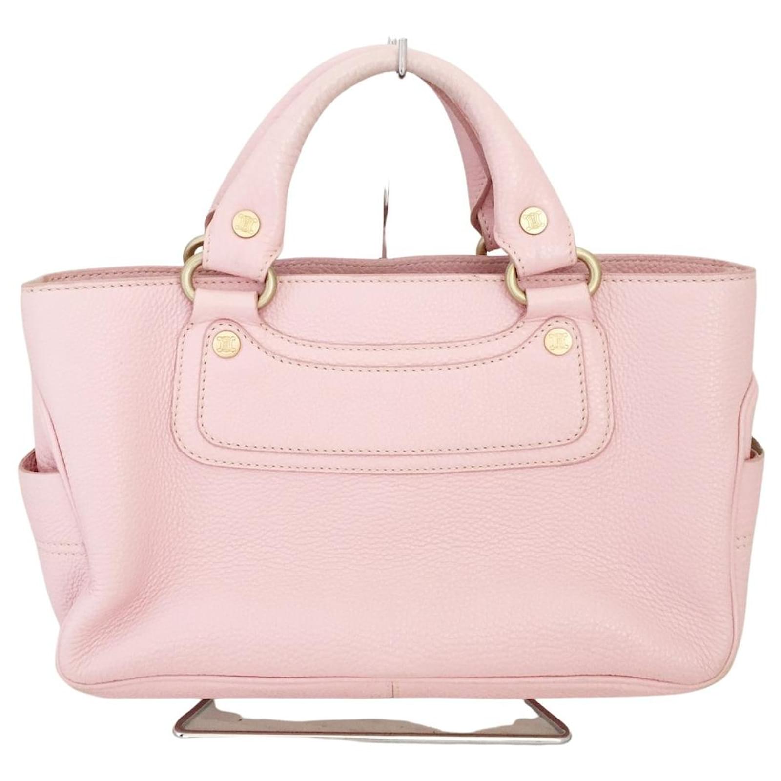 Céline Celine Boogie Pink Leather ref.609048 - Joli Closet