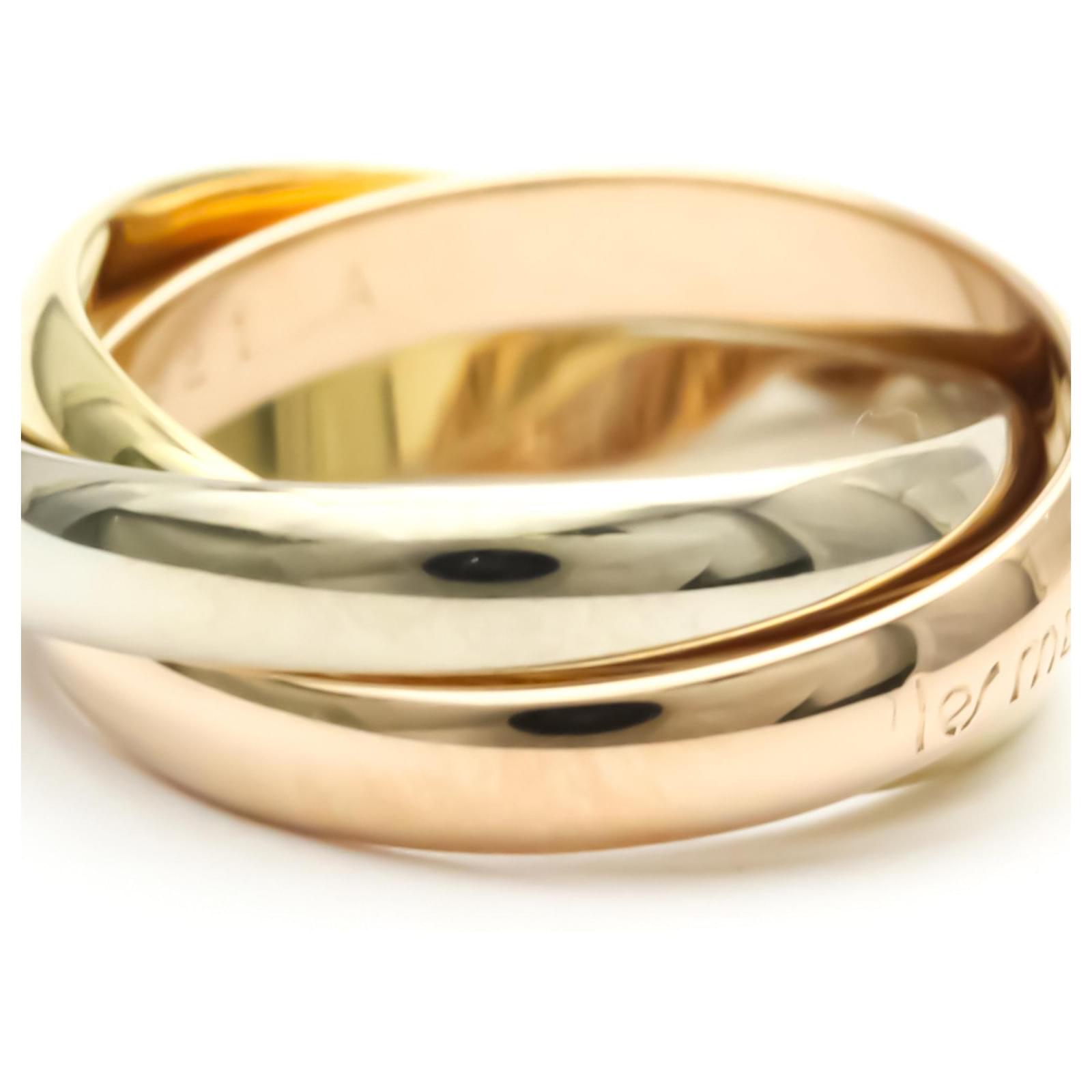 Love Cartier Trinity Golden Pink gold ref.610783 - Joli Closet