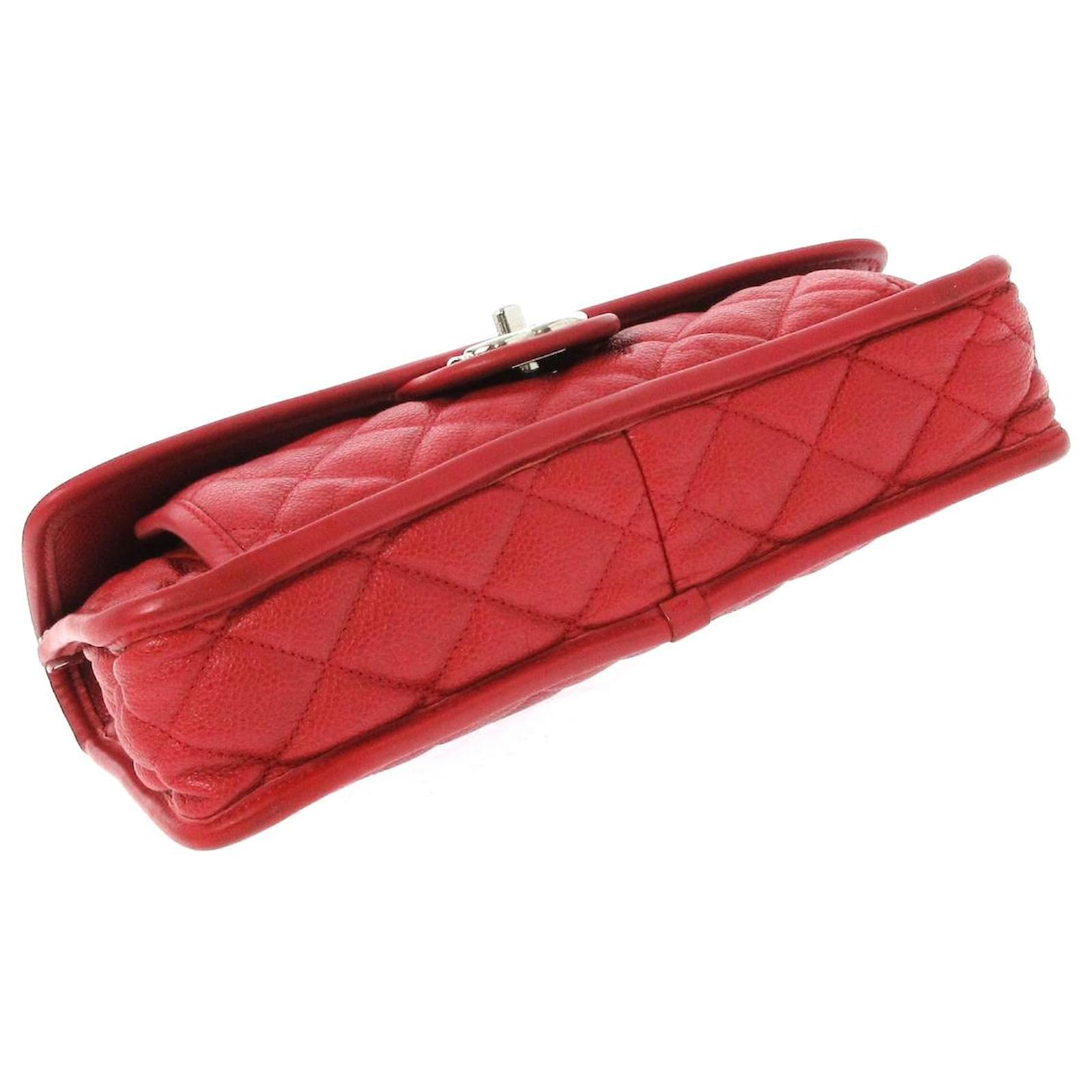 Chanel French Riviera Red Leather ref.611317 - Joli Closet