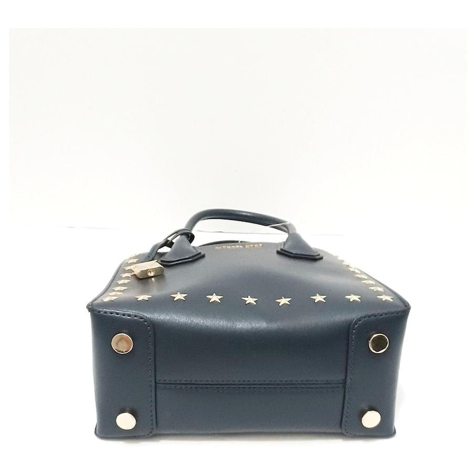 Michael Kors Mercer Navy blue Leather ref.611886 - Joli Closet