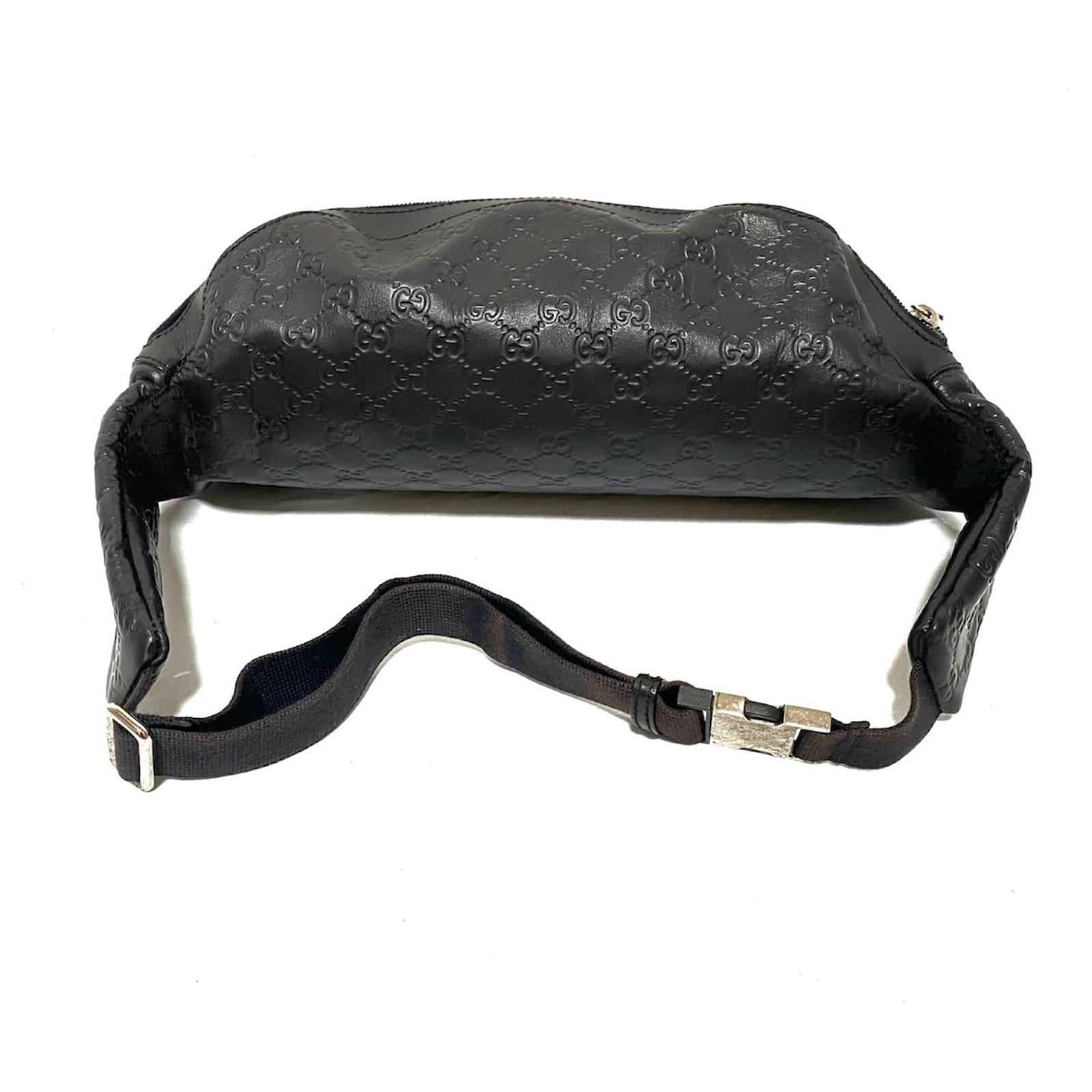 Gucci Shimmer Line Black Leather ref.614793 - Joli Closet