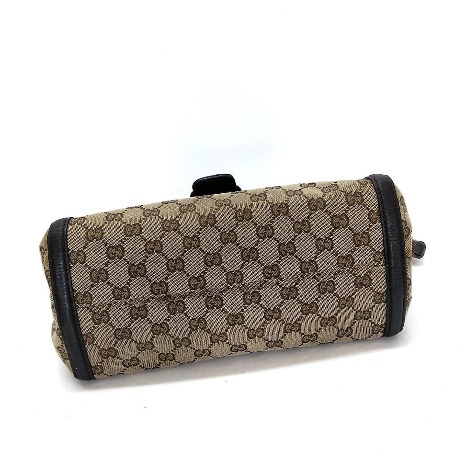 Gucci GG pattern Beige Leather ref.614830 - Joli Closet