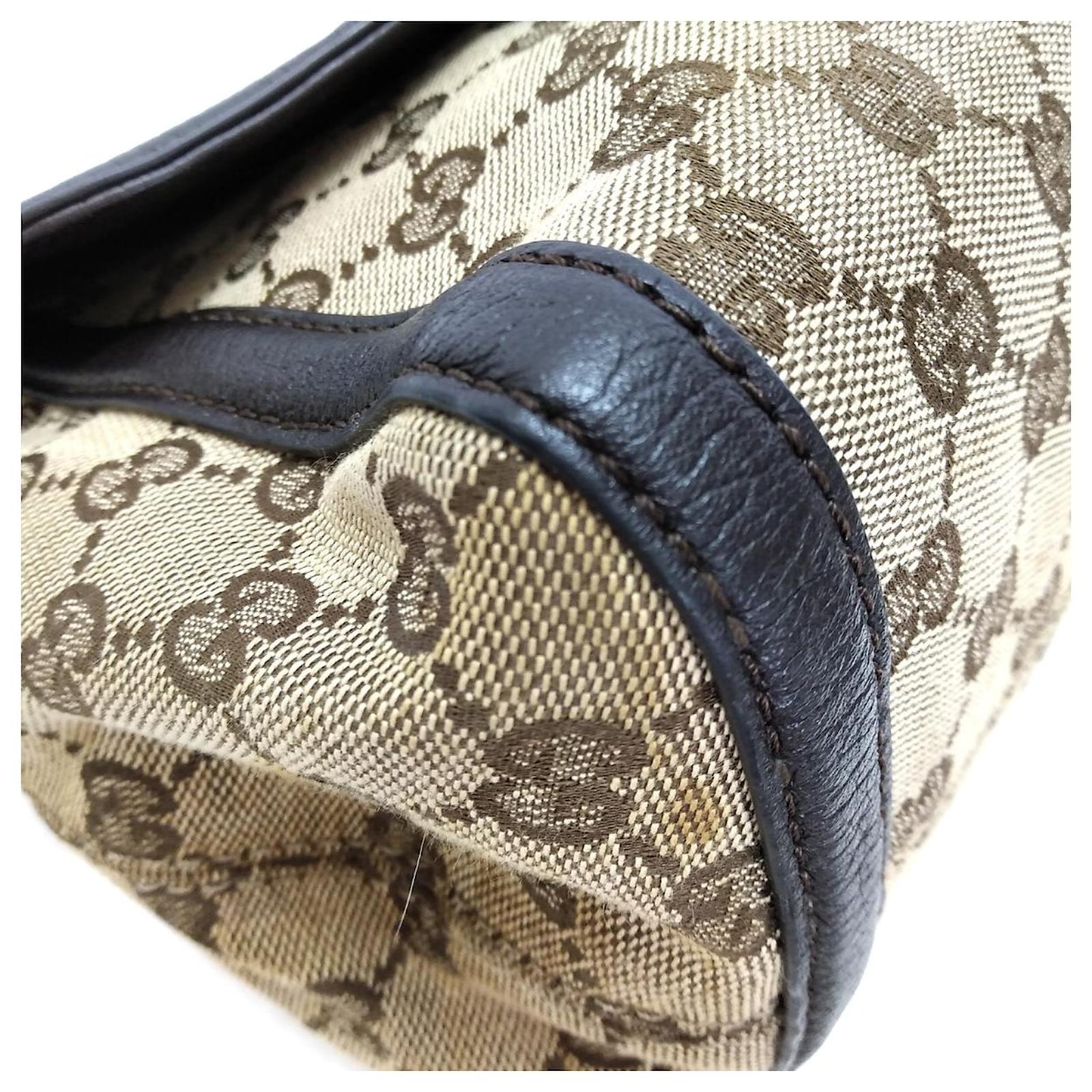 Gucci GG pattern Beige Leather ref.614830 - Joli Closet