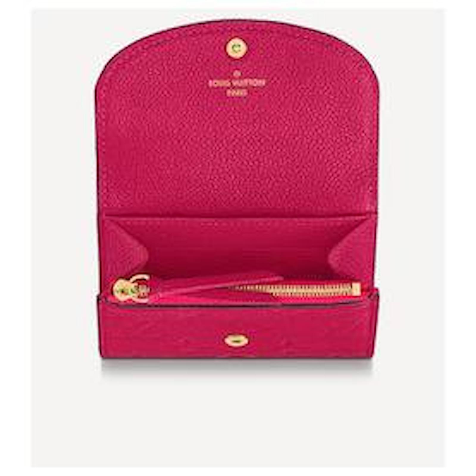 Louis Vuitton LV Rosalie Neu Fuschia Leder Ref 615459 Joli Closet Louis Vuitton LV Rosalie Neu Fuschia Leder Ref 615459 Joli Closet