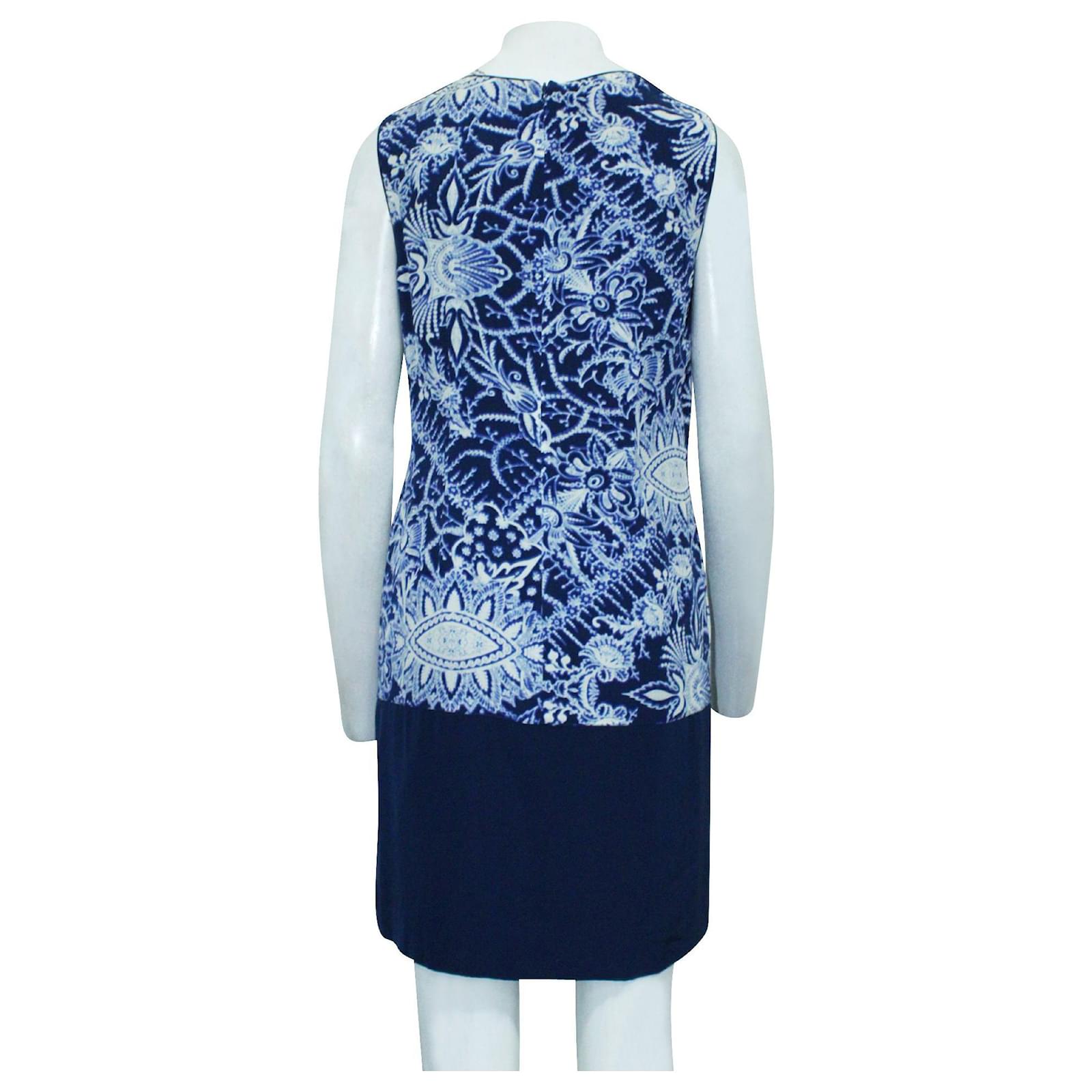 Jigsaw Robe imprimée bleue Soie ref.615875 - Joli Closet