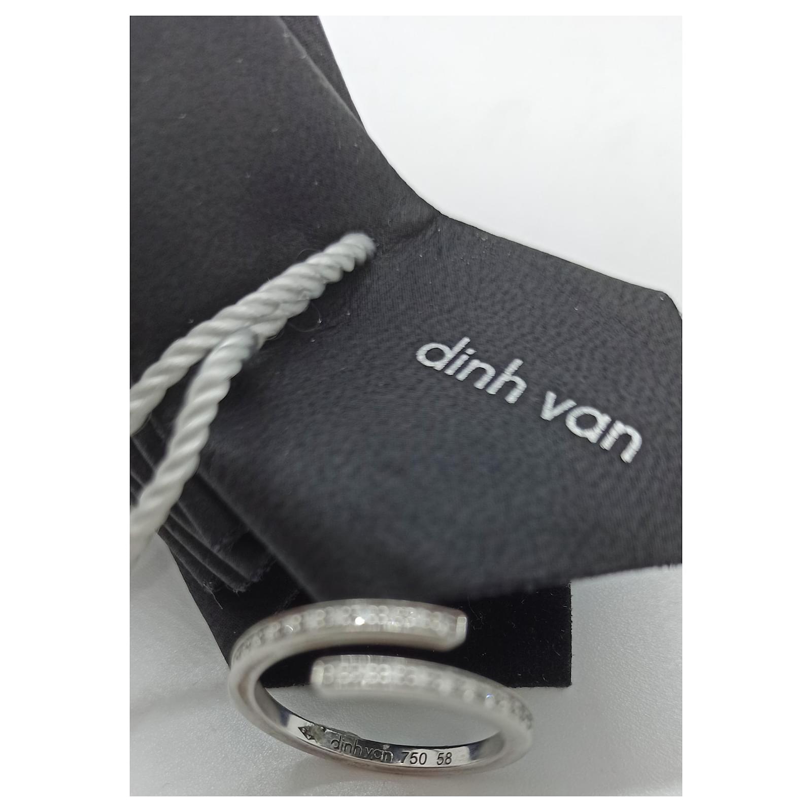 Dinh Van Spirale Or blanc Blanc ref.616300 - Joli Closet