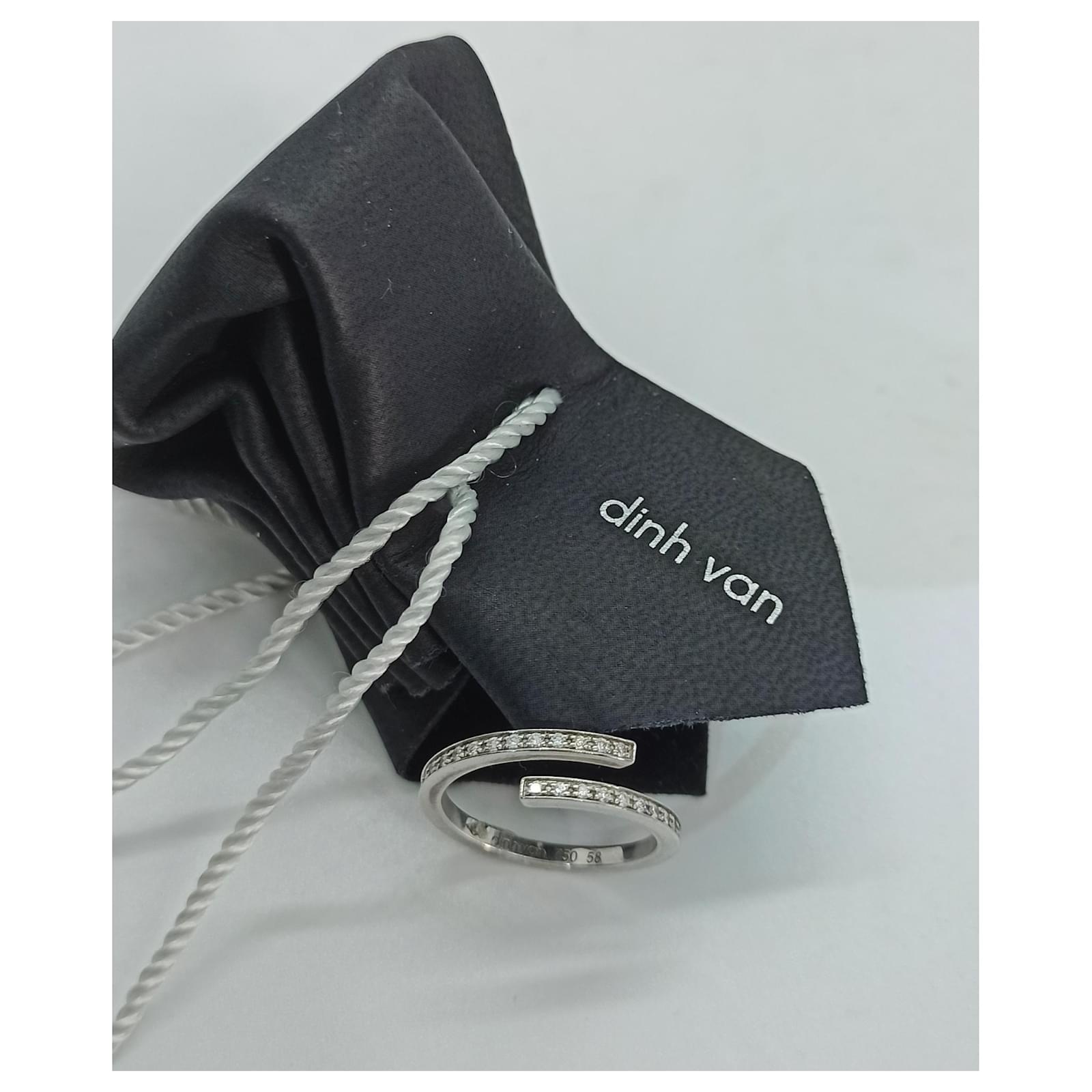 Dinh Van Spirale Or blanc Blanc ref.616300 - Joli Closet