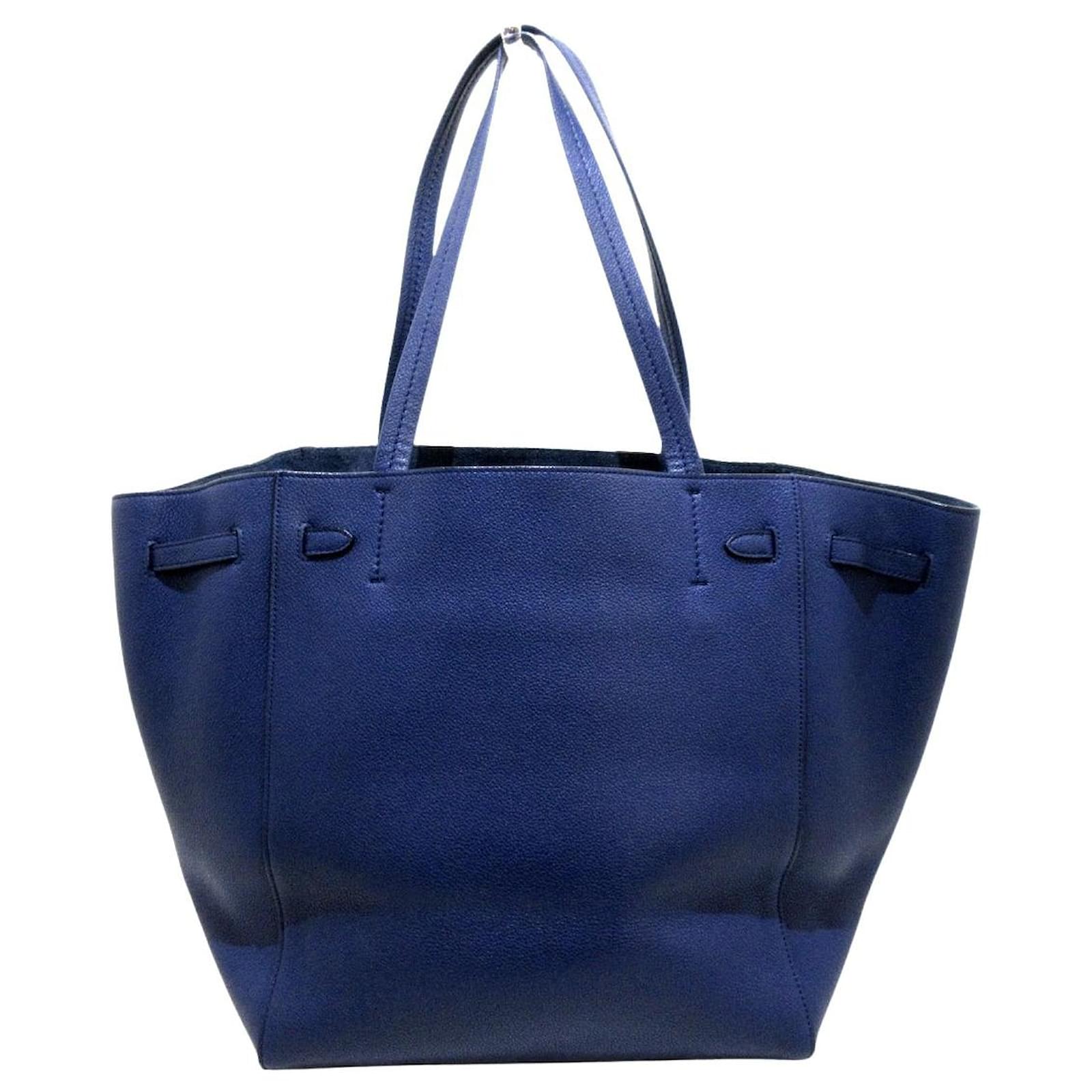 Céline Celine Phantom Navy blue Leather ref.616630 - Joli Closet