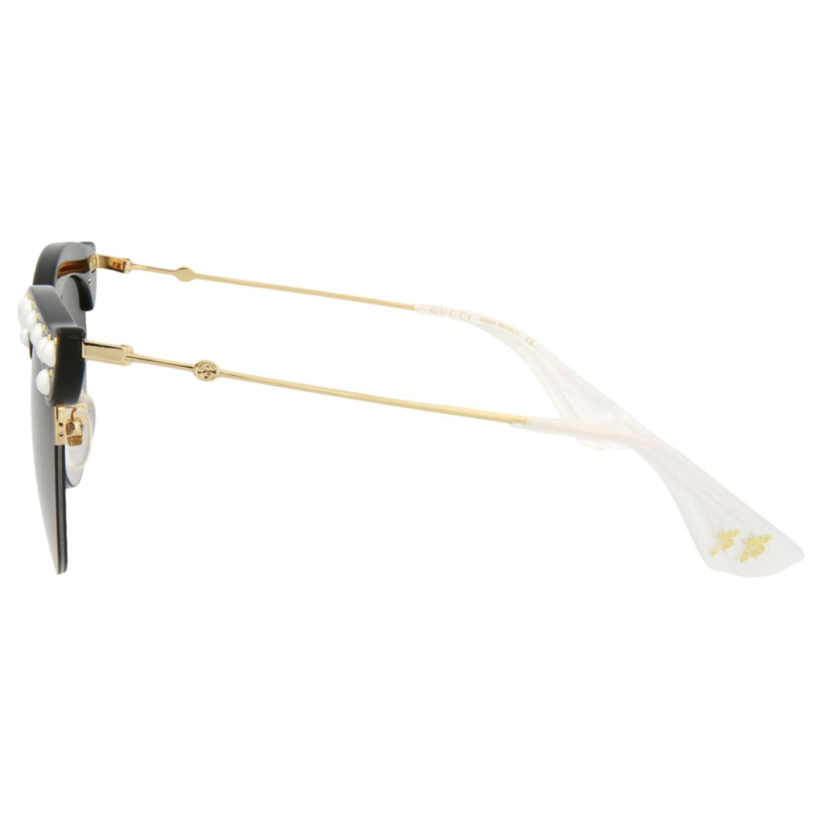 Gucci Cat Eye-Frame Acetate Sunglasses Black Cellulose fibre ref.617300 ...