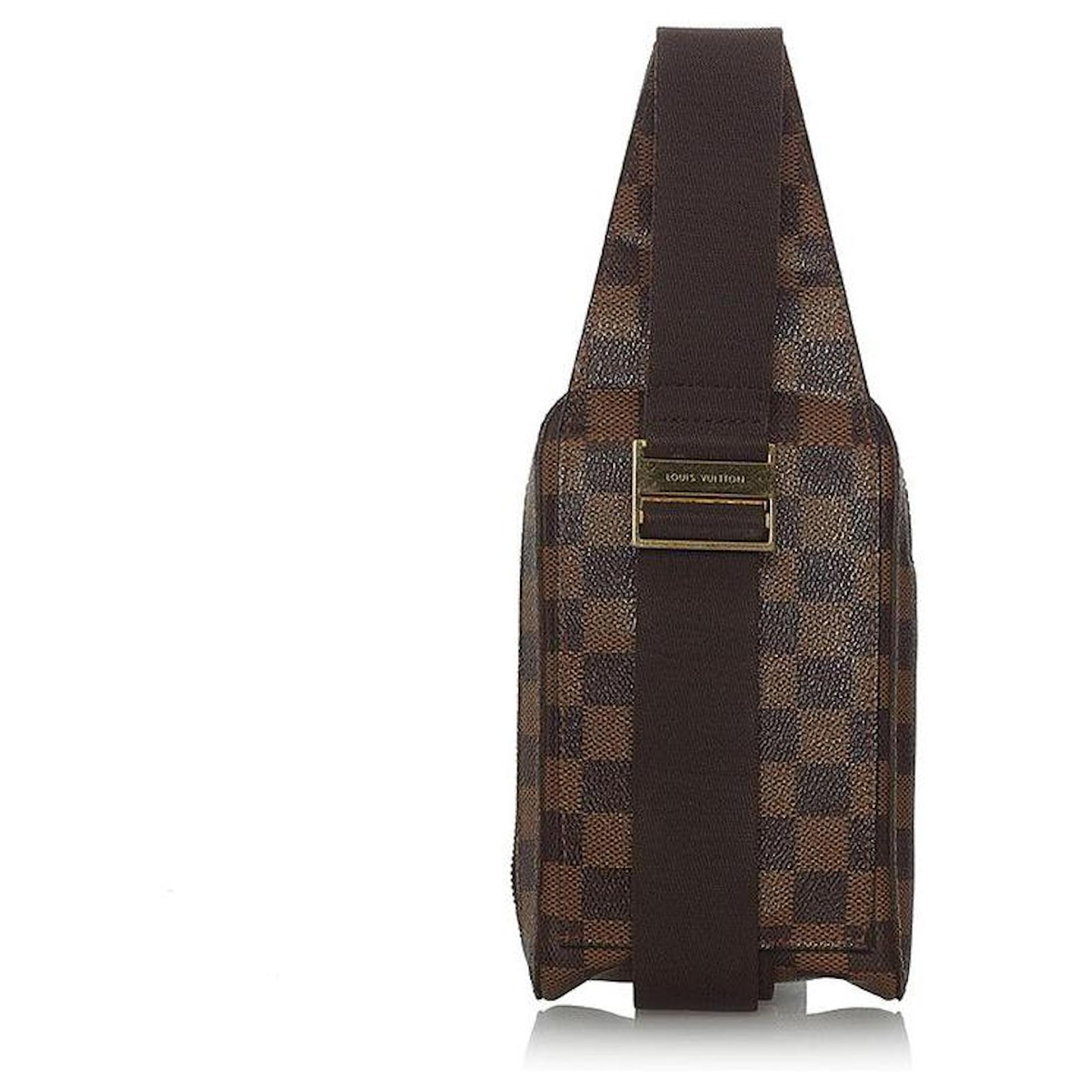 Louis Vuitton Damier Ebene Geronimos Brown Cloth ref.617340 - Joli Closet