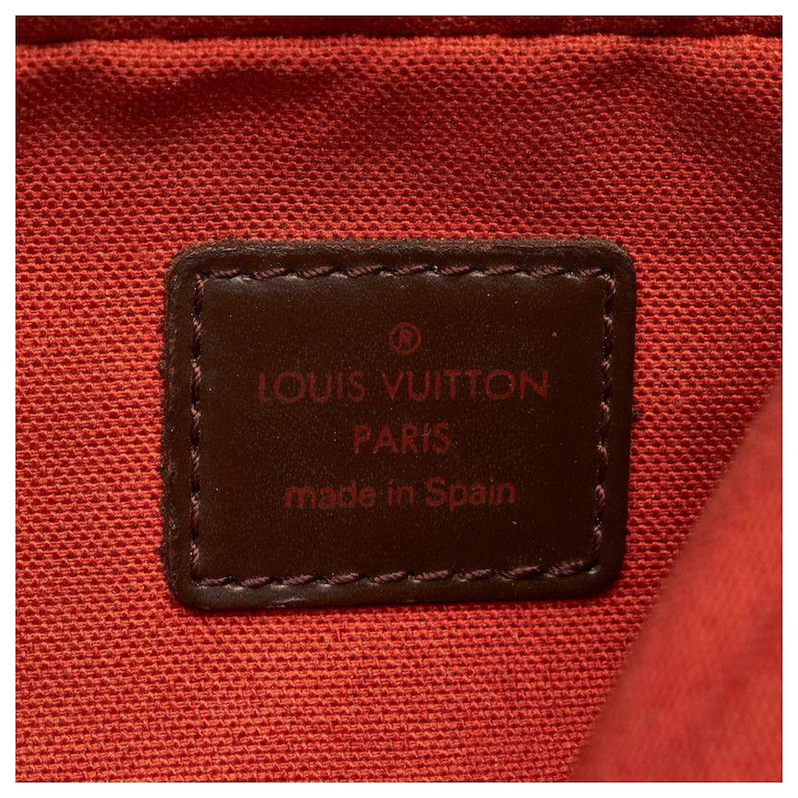 Louis Vuitton Damier Ebene Geronimos Toile Marron ref.617340 - Joli Closet