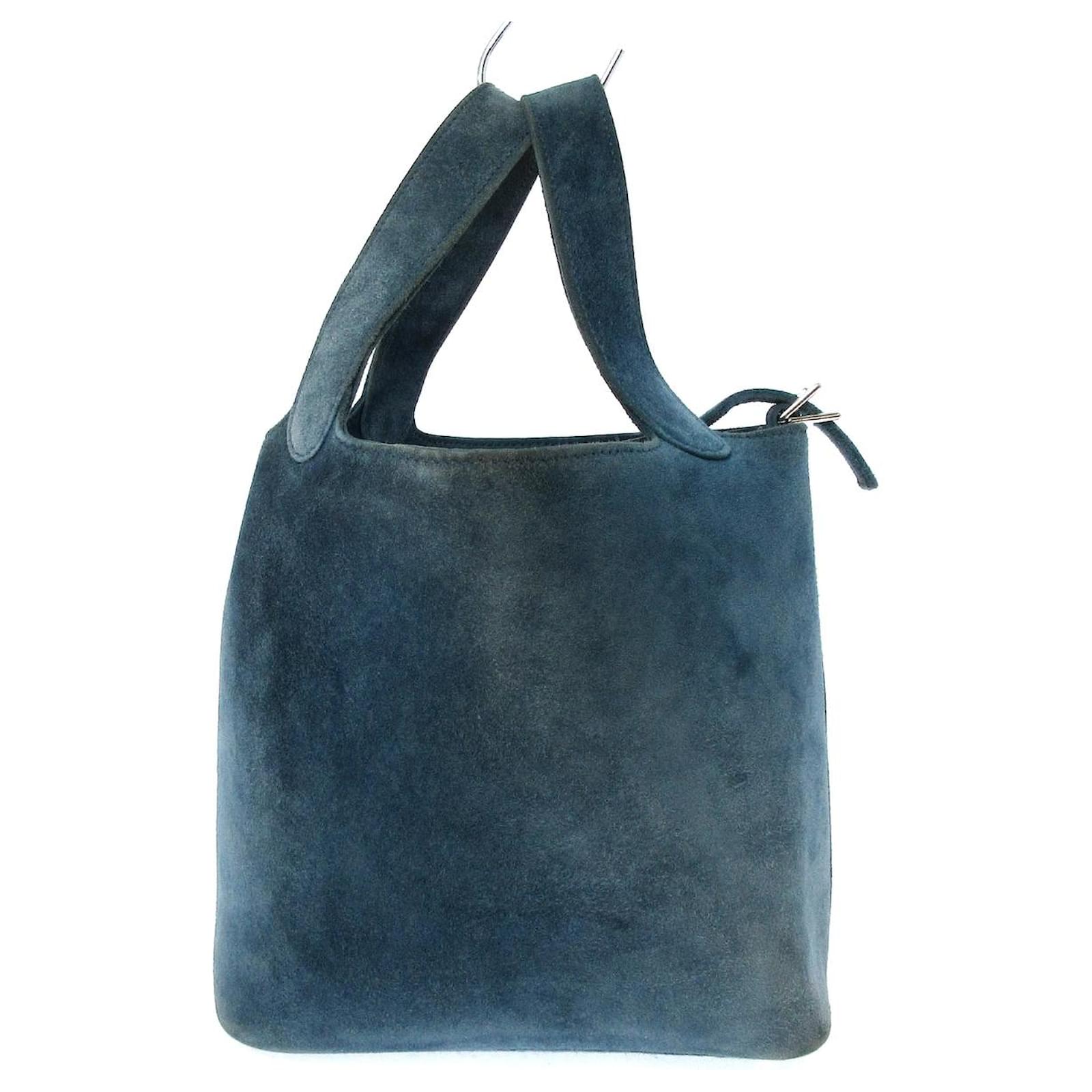 Hermès Picotin Blue Leather ref.617847 - Joli Closet