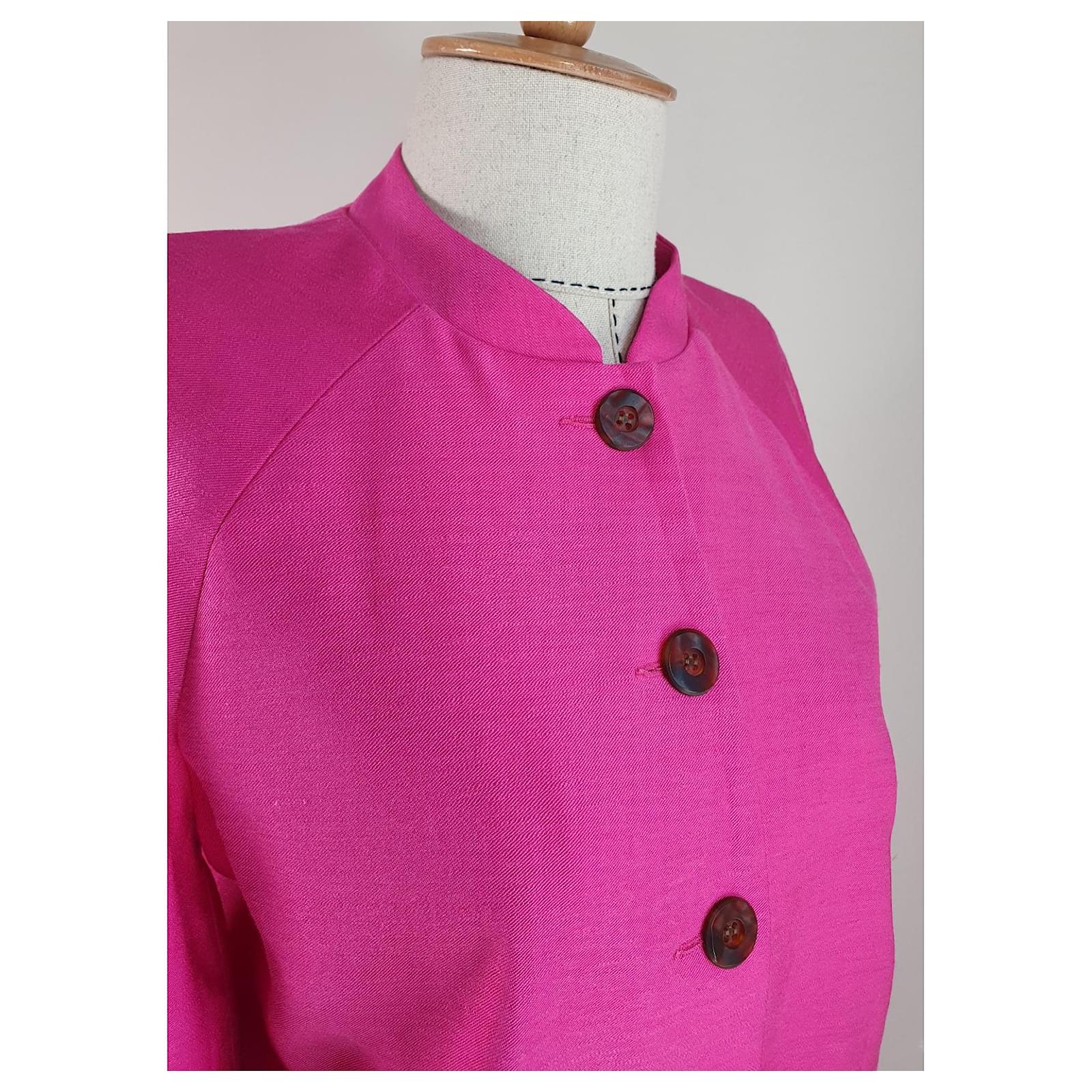 SéZane Jackets Pink Viscose Linen ref.619350 - Joli Closet