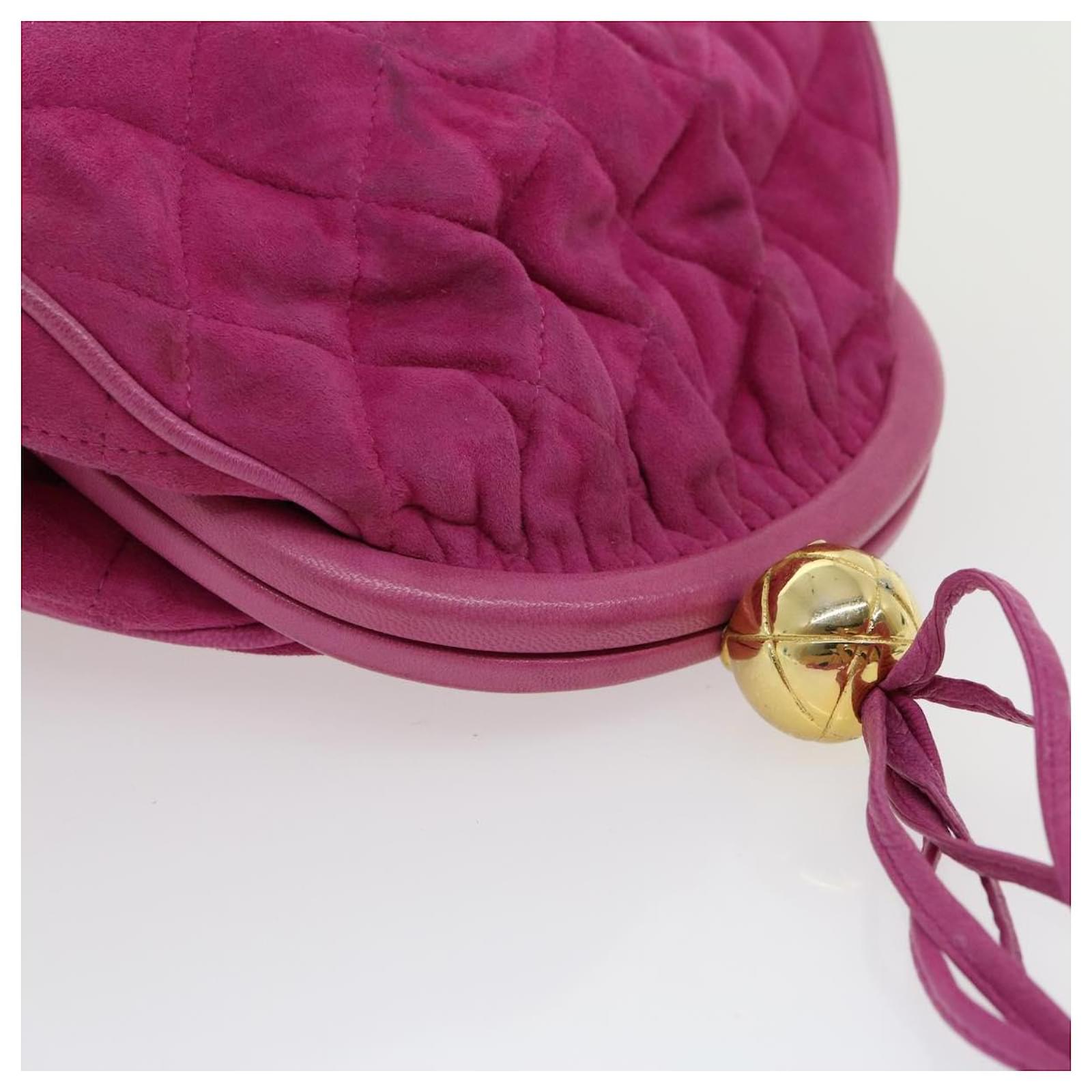 Chanel - Pink Suede ref.619516 - Joli Closet