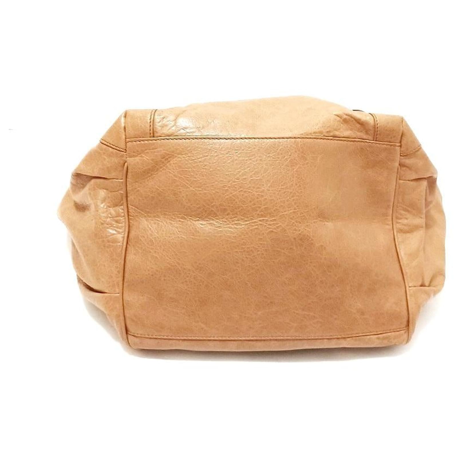 Balenciaga The Sunday Beige Leather ref.620098 - Joli Closet