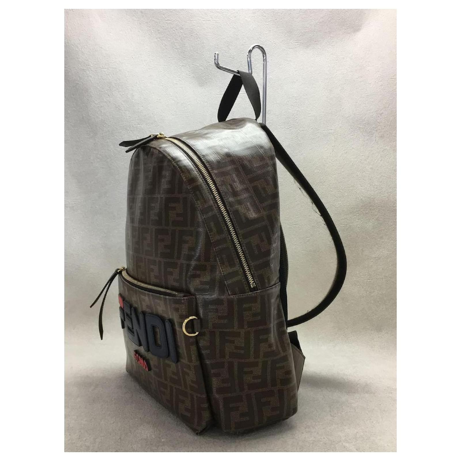 Fendi Backpacks Brown Synthetic ref.620748 - Joli Closet
