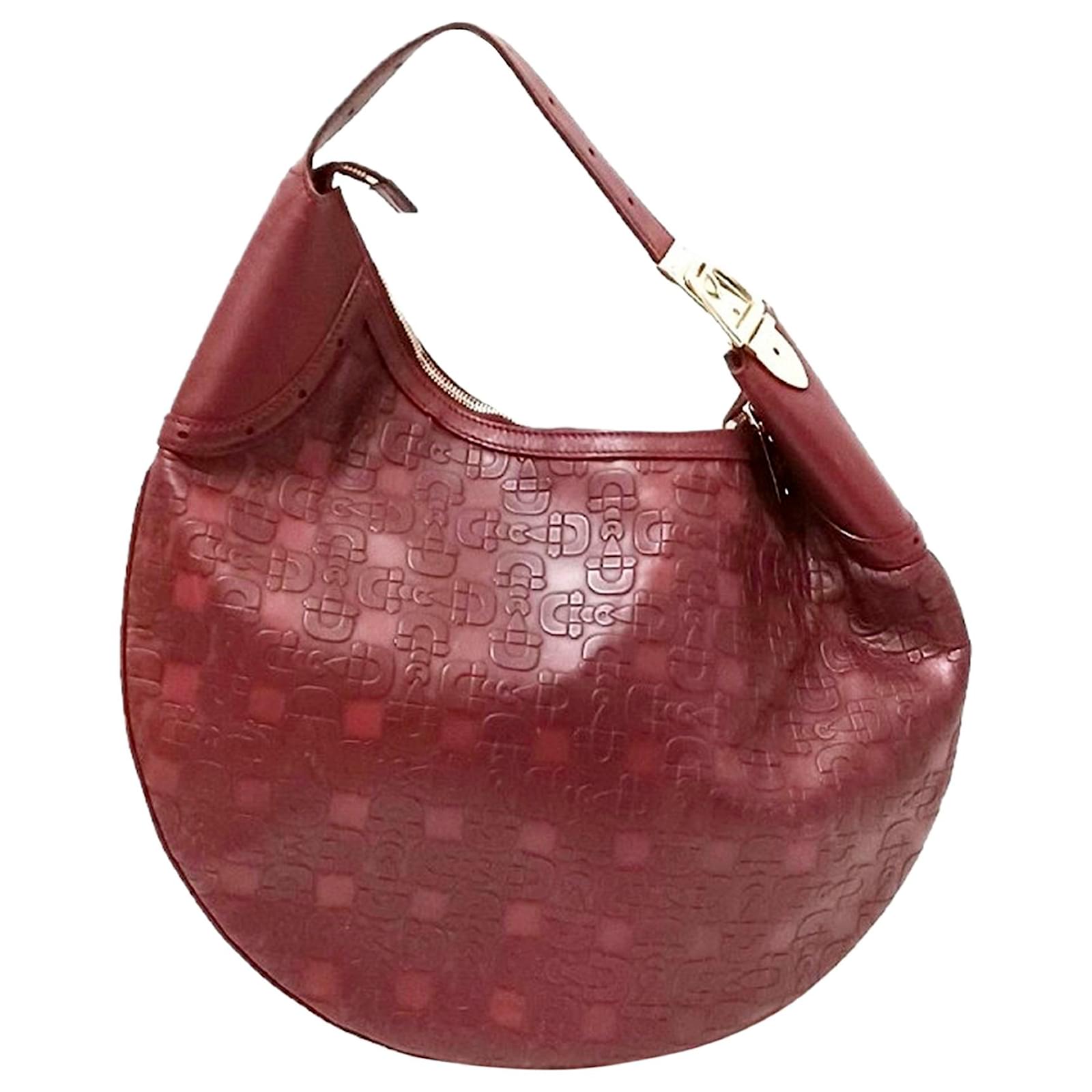 Gucci Red Horsebit Glam Hobo Bag Leather Pony-style calfskin ref.621347 ...