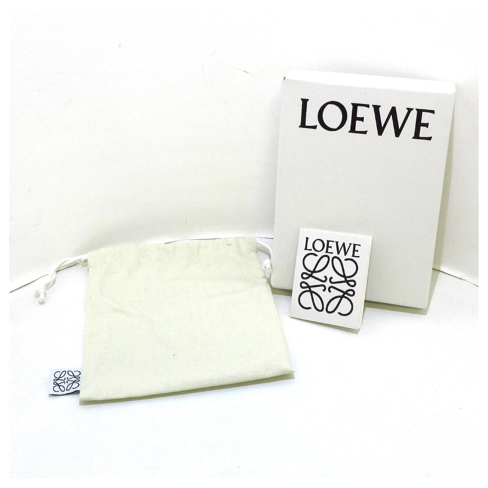 Loewe Compact zip wallet Beige Leather ref.622273 - Joli Closet
