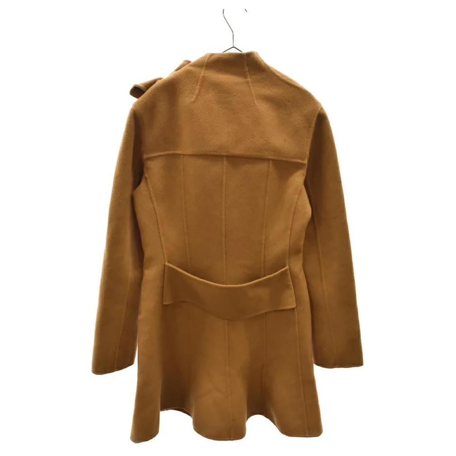 Christian Dior Cashmere lined Long Coat Brown ref.623511 - Joli Closet