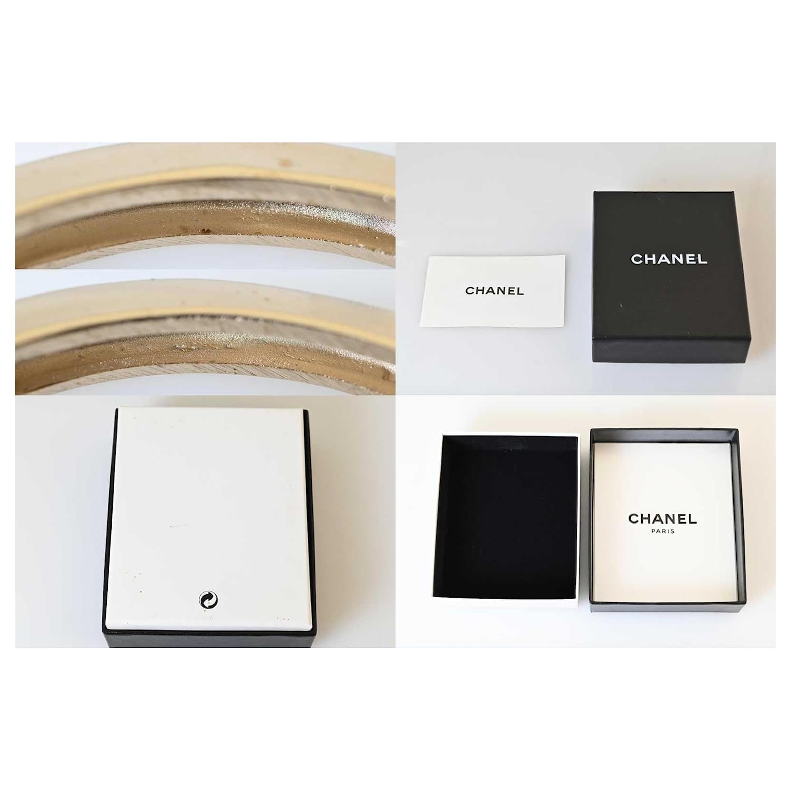 Chanel] Bracelet jonc Chanel CHANEL Plaqué or Doré ref.623589 - Joli Closet