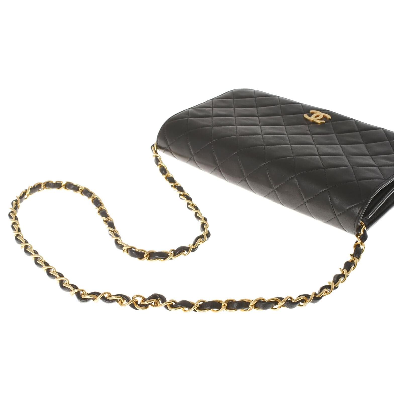 Chanel Matrasse Black Leather ref.624303 - Joli Closet