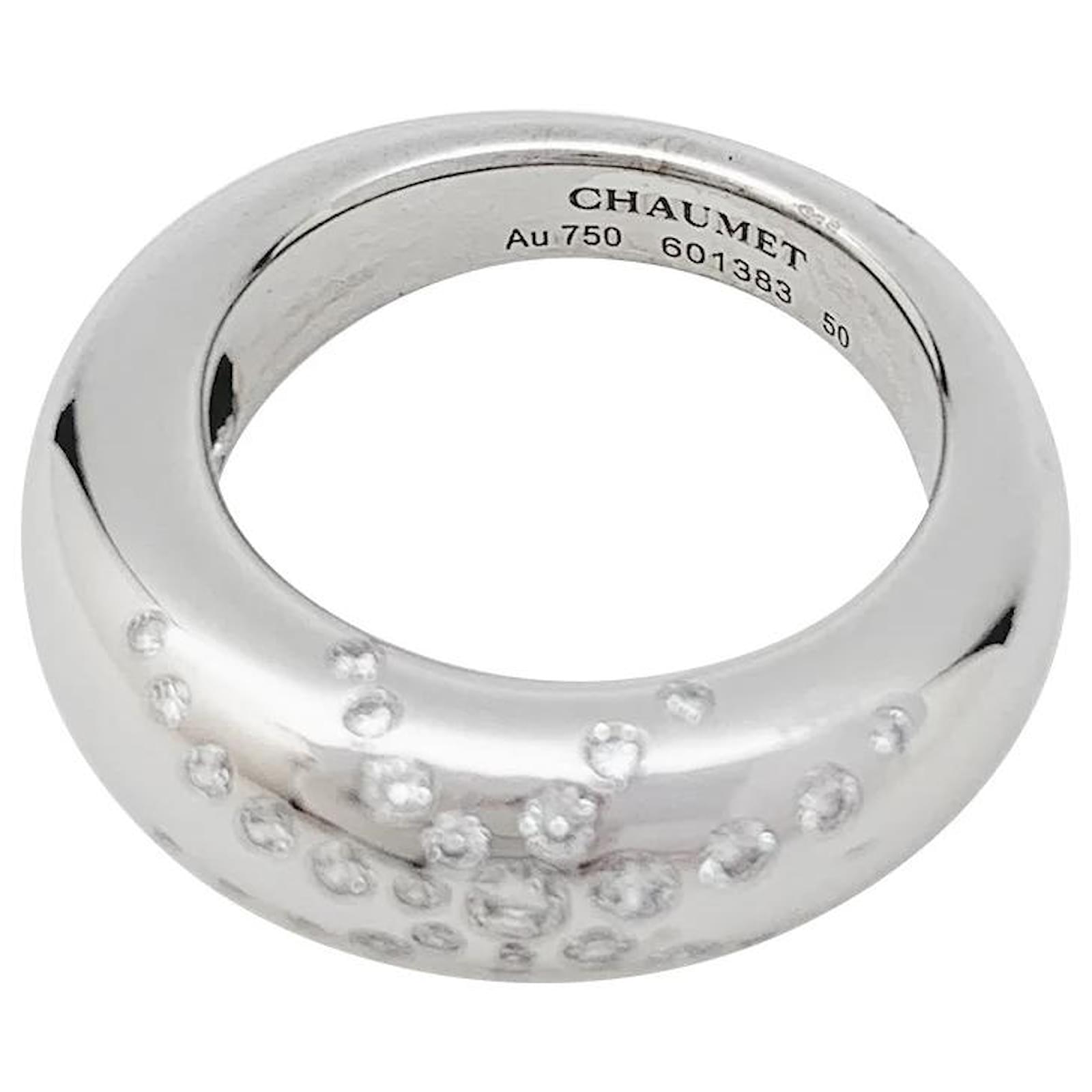 Chaumet ring, "Fireworks Ring", WHITE GOLD, diamants. ref.624399 - Joli ...