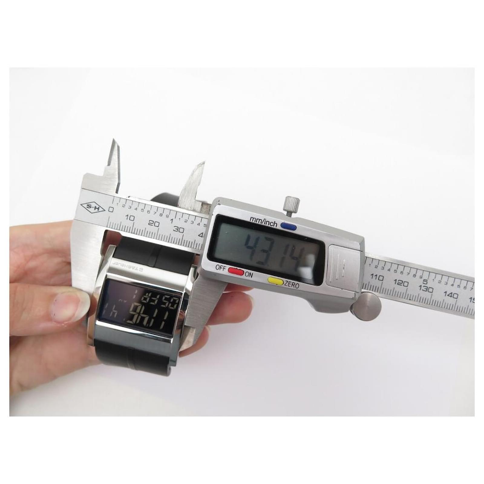 NEW TAG HEUER CS WATCH111F.FC6200 STEEL DIGITAL MICROTIMER 42mm quartz ...