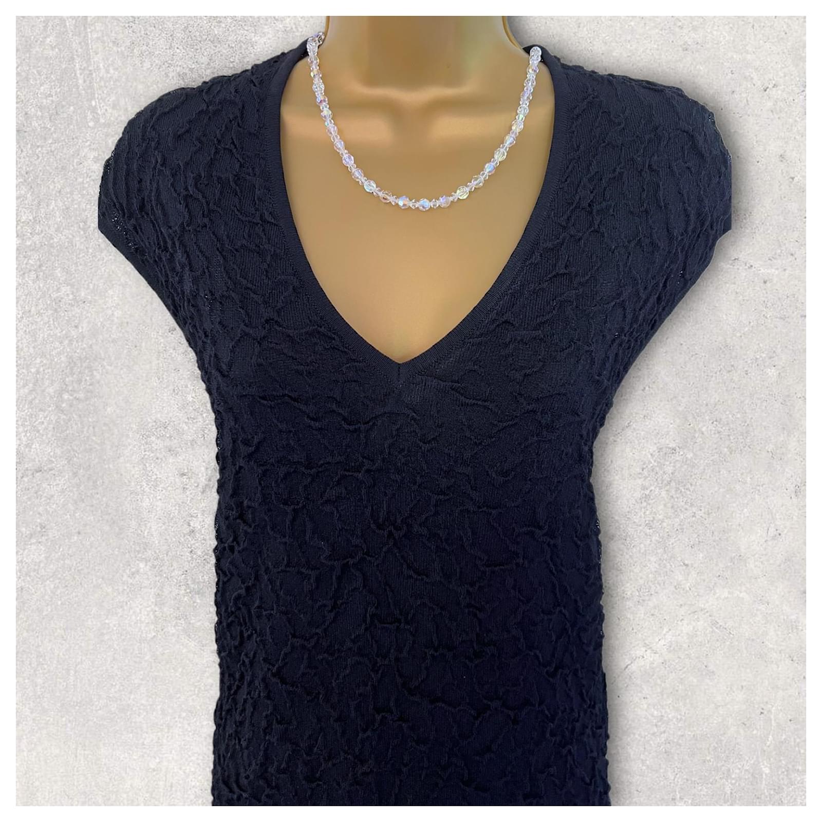 Escada Robes Nylon Rayon Bleu Marine ref.625338 - Joli Closet